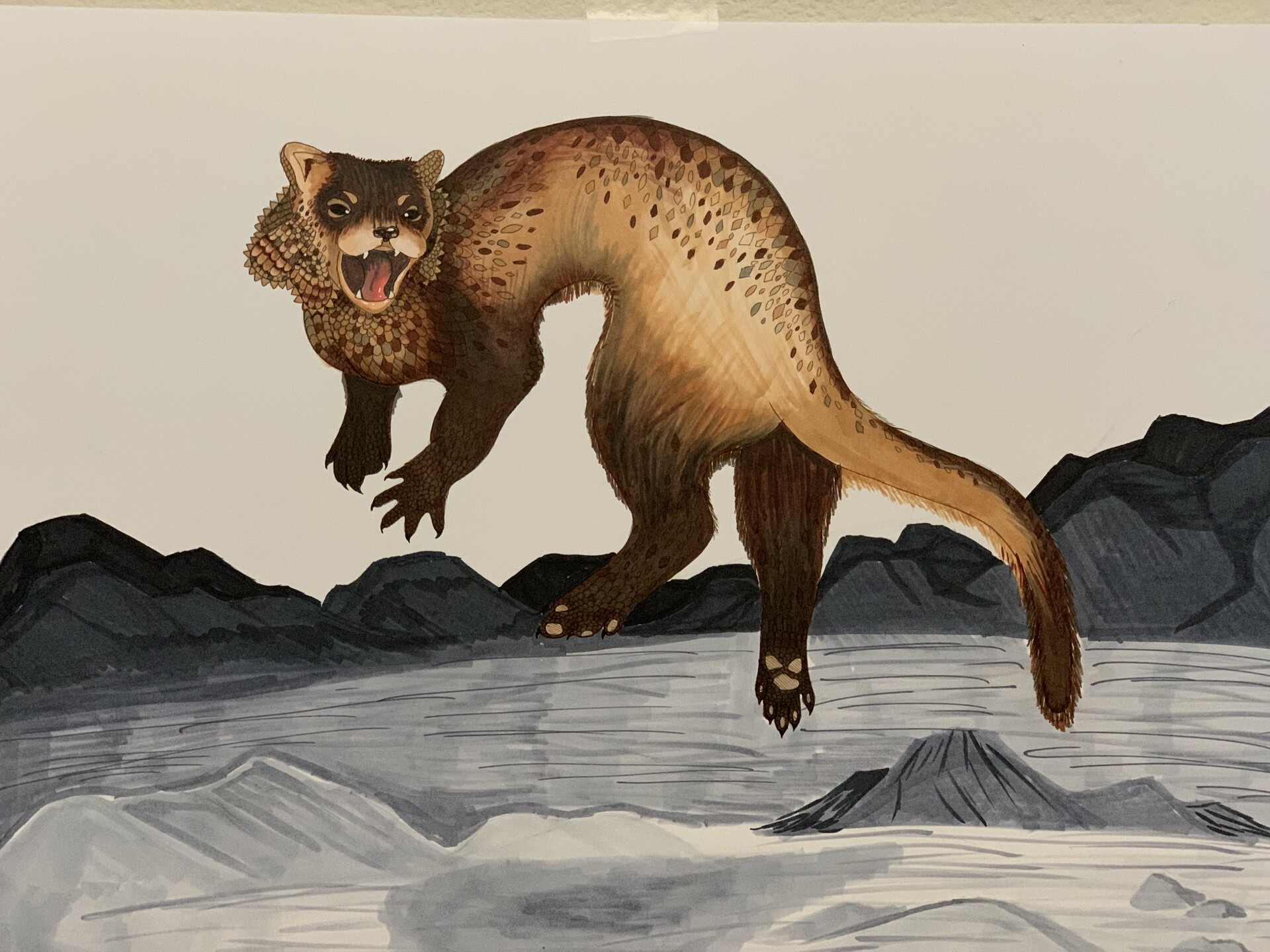 ArtStation - Animal Hybrid (Ferret and Lizard)