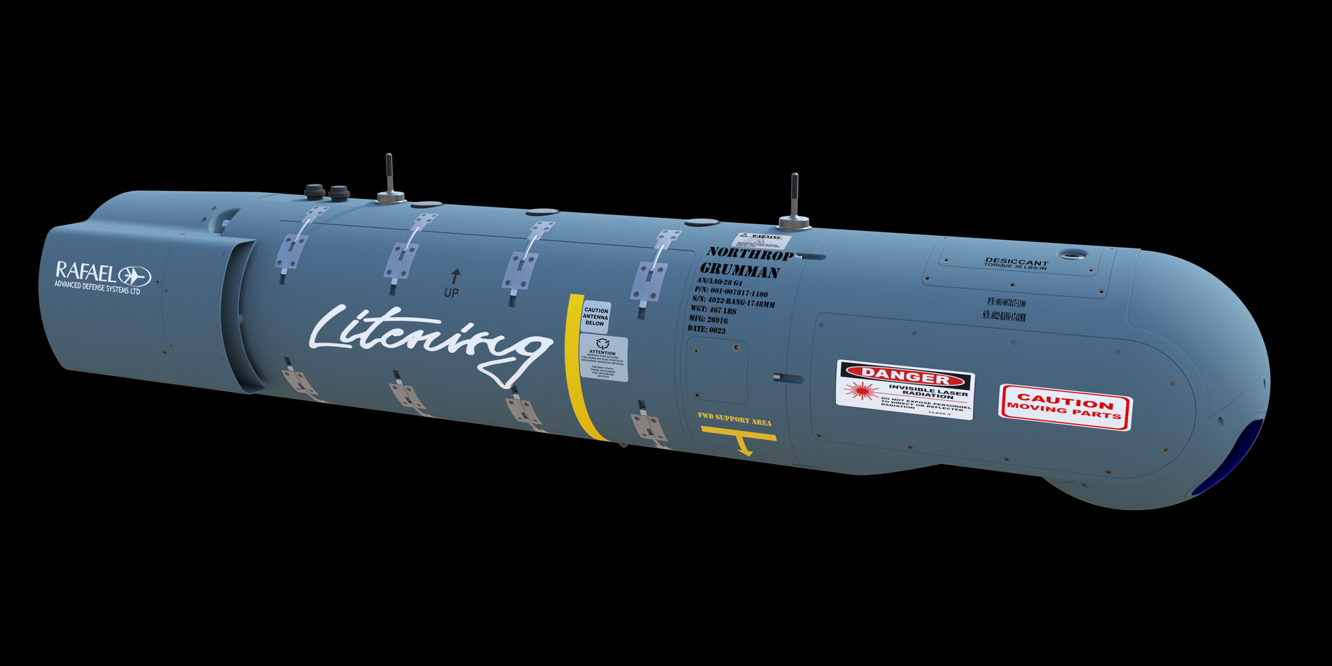 Edgar B - AN/AAQ-28 LITENING targeting and navigation pod