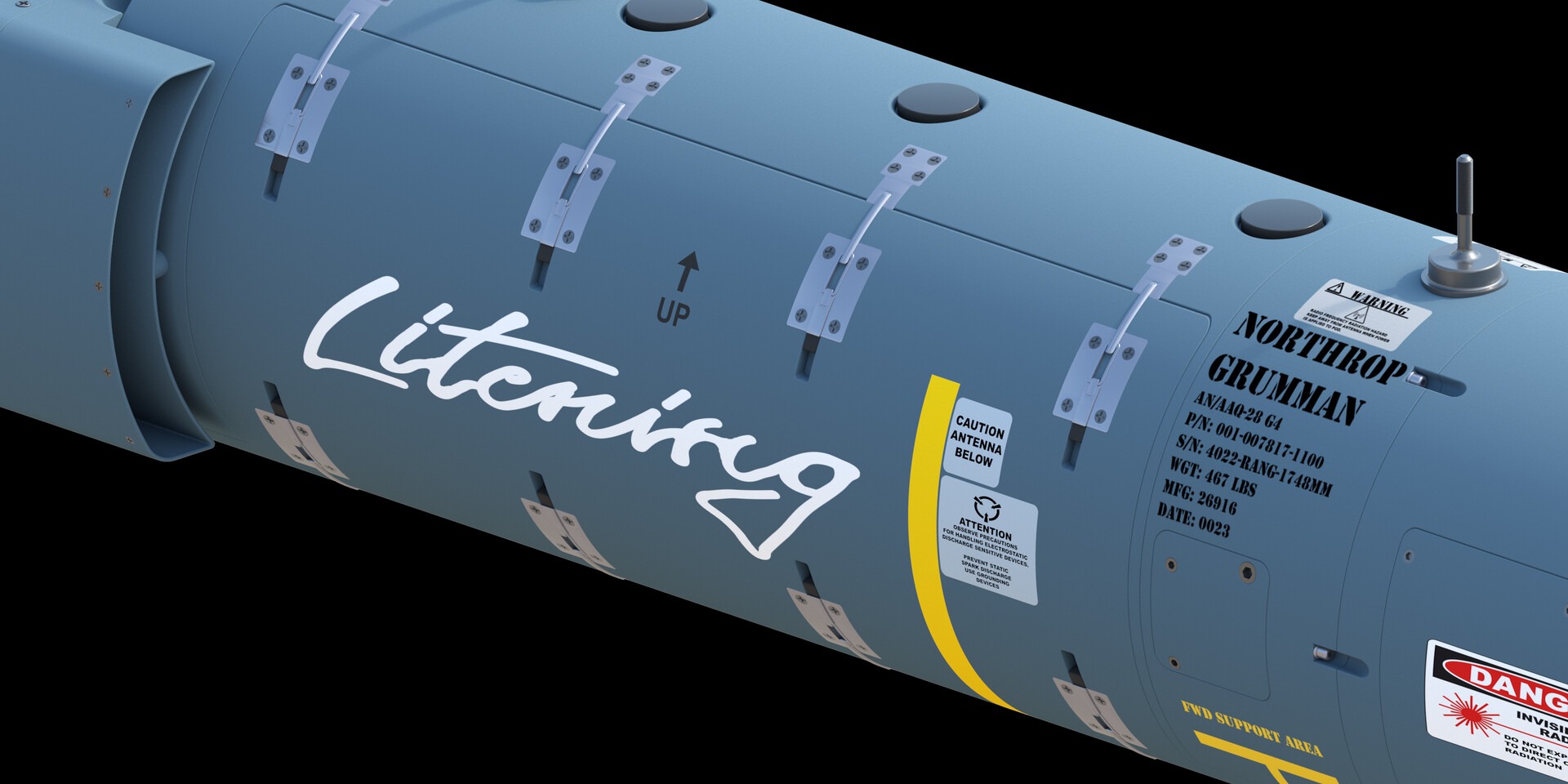 Edgar B - AN/AAQ-28 LITENING targeting and navigation pod