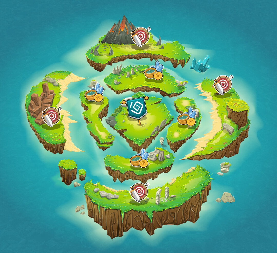 ArtStation - Game Stage map