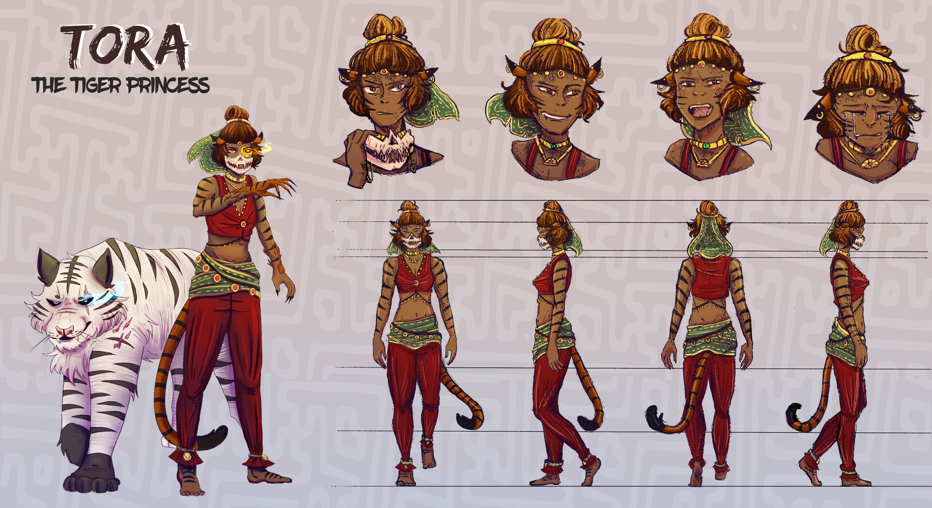ArtStation - Tora's Conquest - Character Concept Art