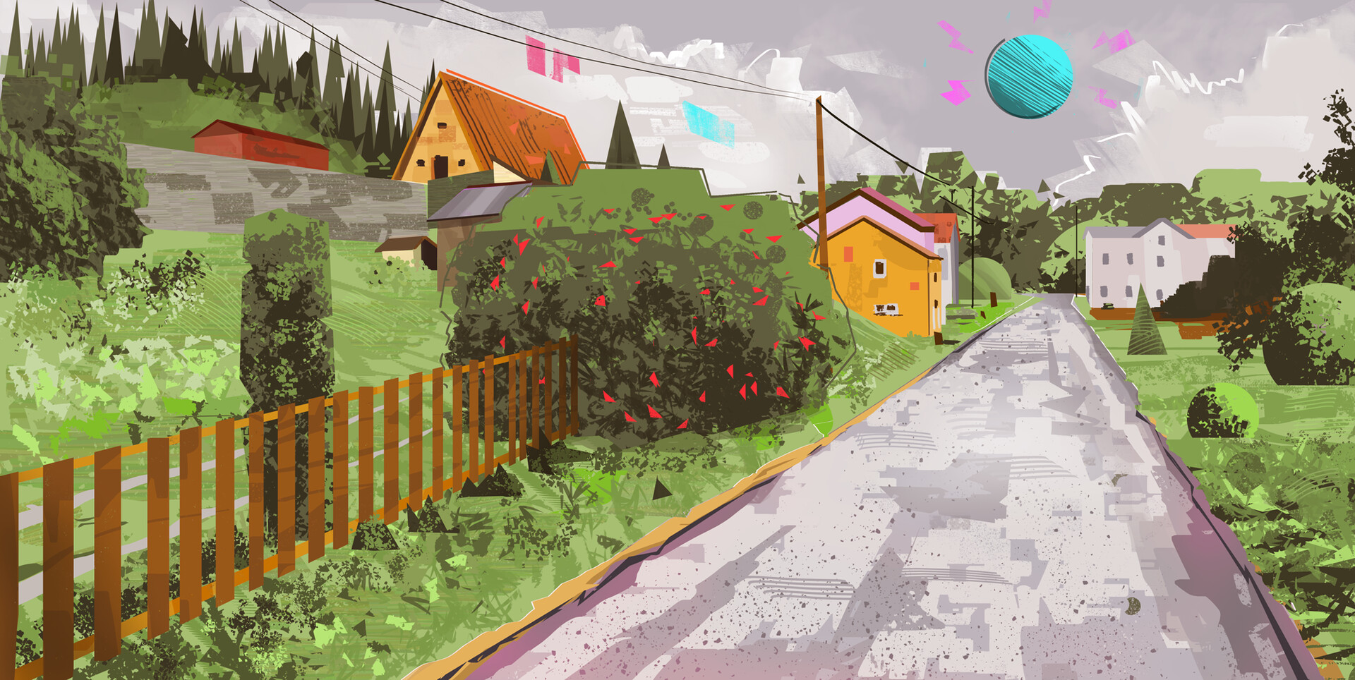 ArtStation - Rural houses