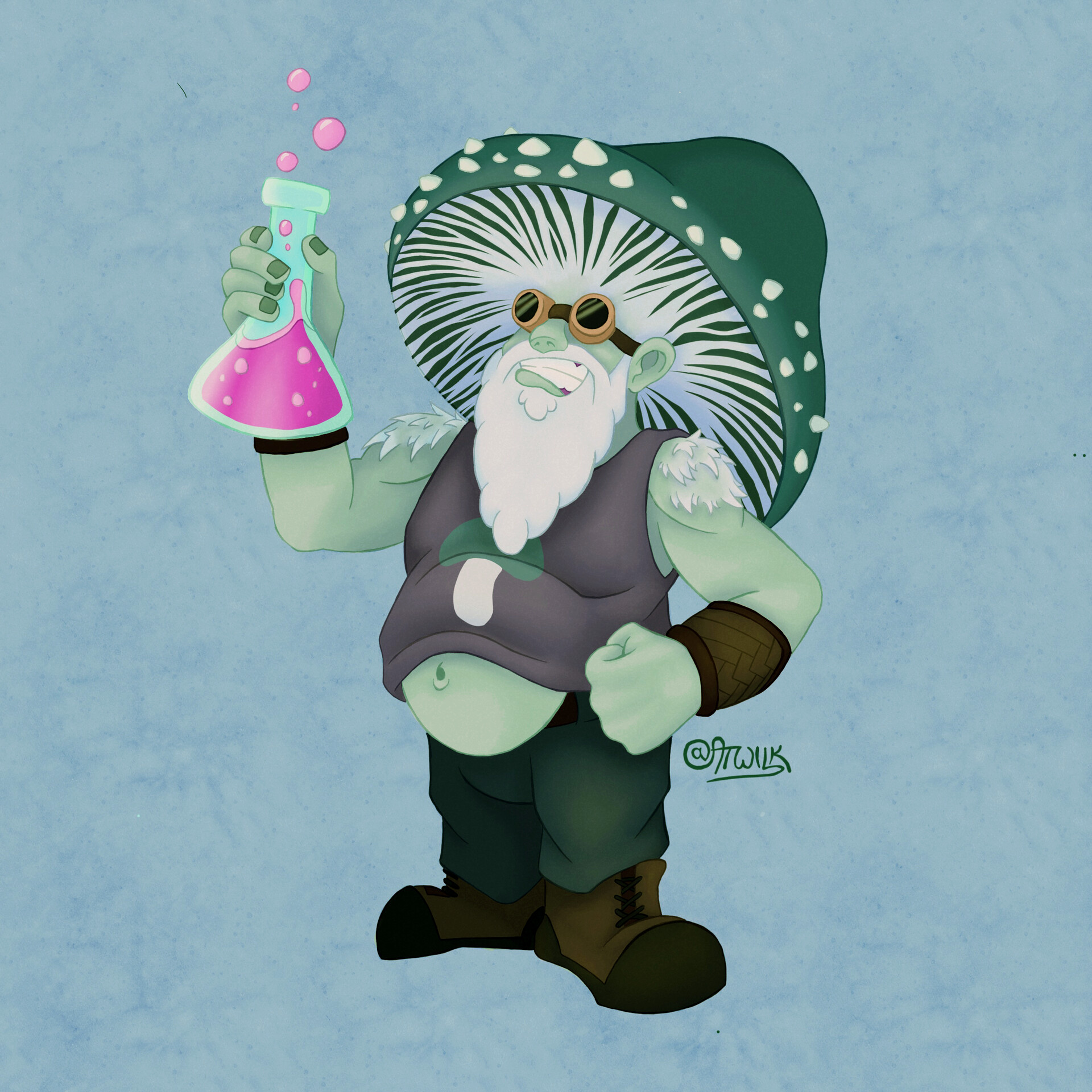 ArtStation - Verdie the Dwarven Alchemist