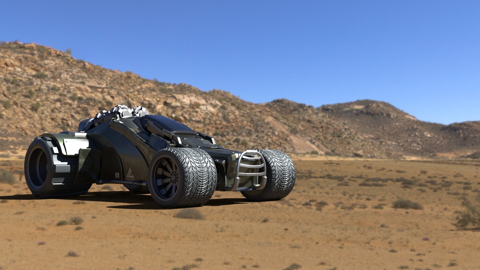 ArtStation - Weaponized Armor Truck