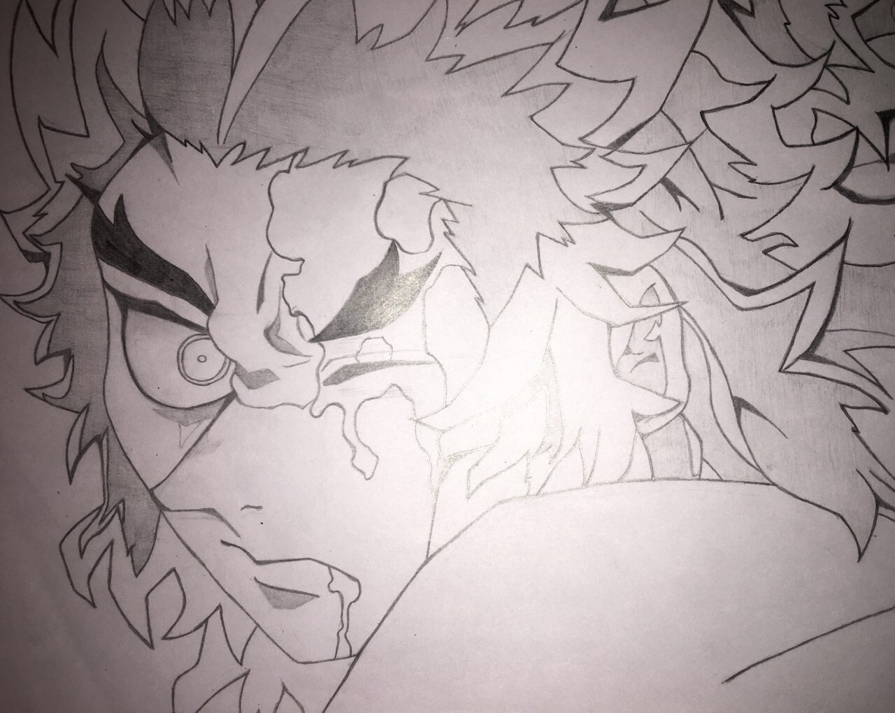 ArtStation - Kyojuro Rengoku 2D Drawing