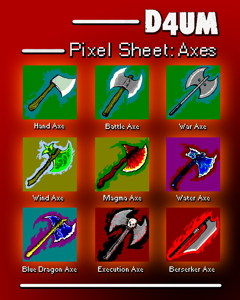 water sprites axe