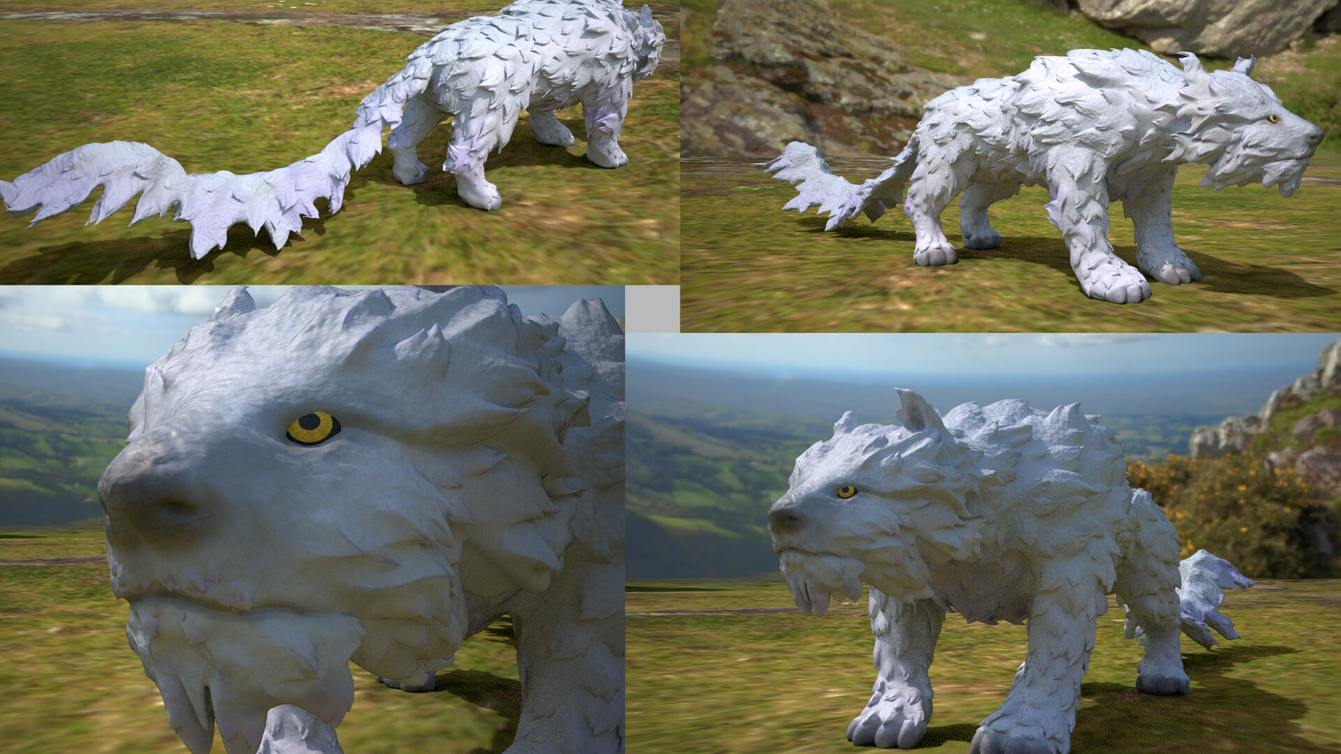 ArtStation - Wolf Creature