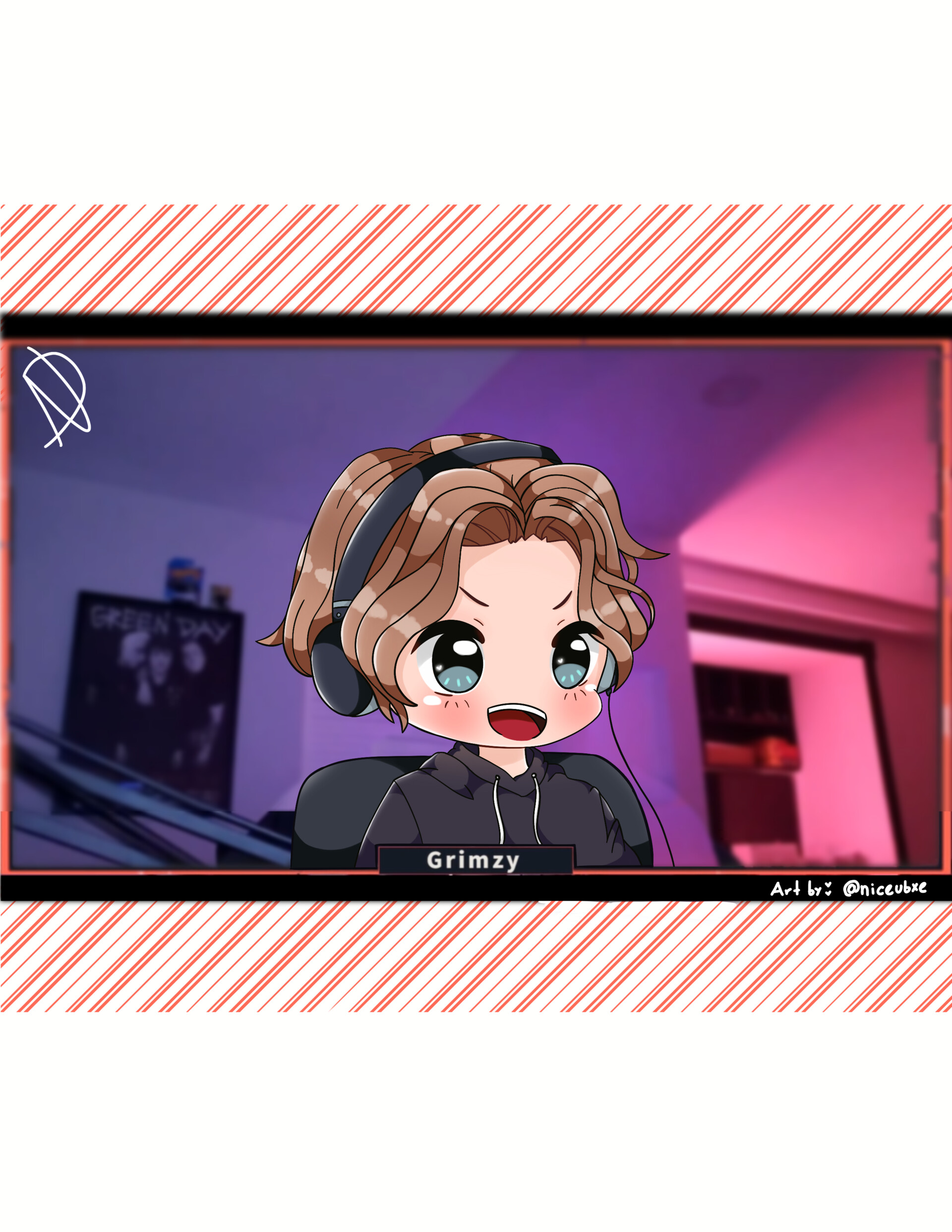 ArtStation - Chibi style fanart for A2 Grimzy 👾