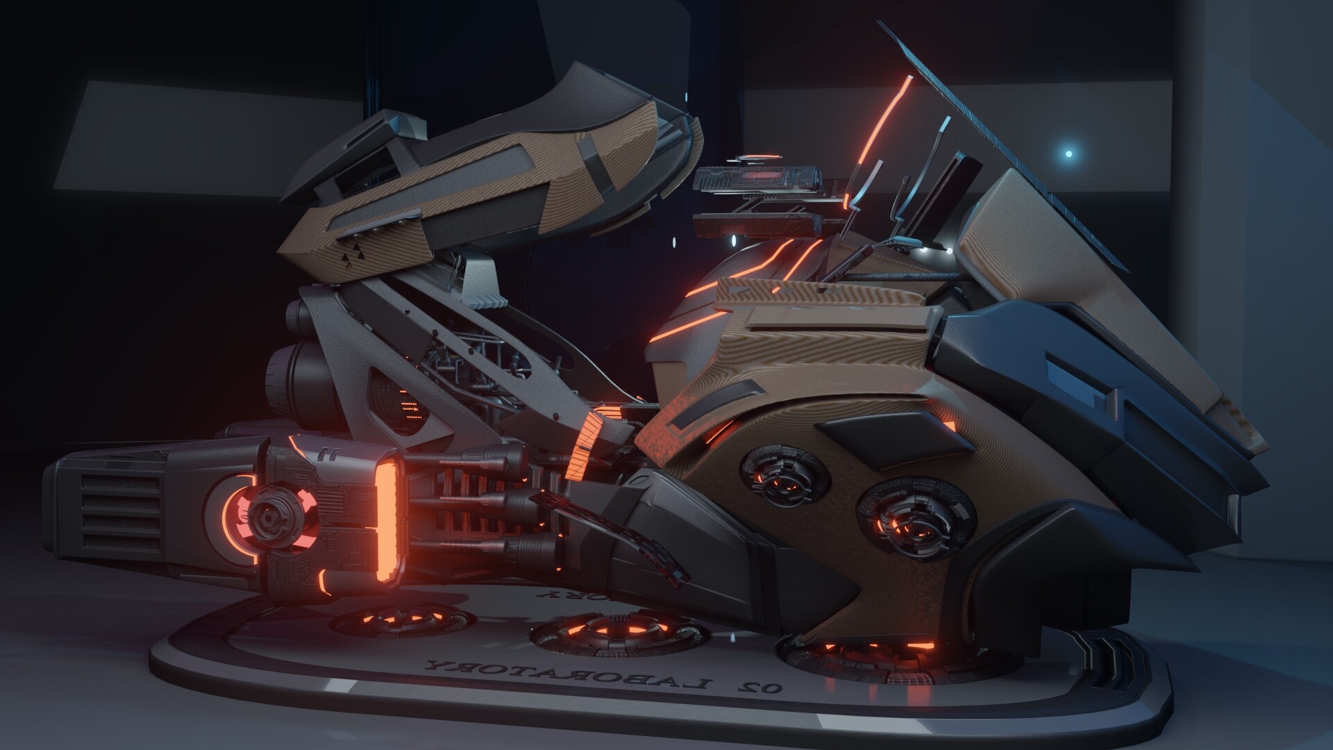 ArtStation - New scifi hover bike