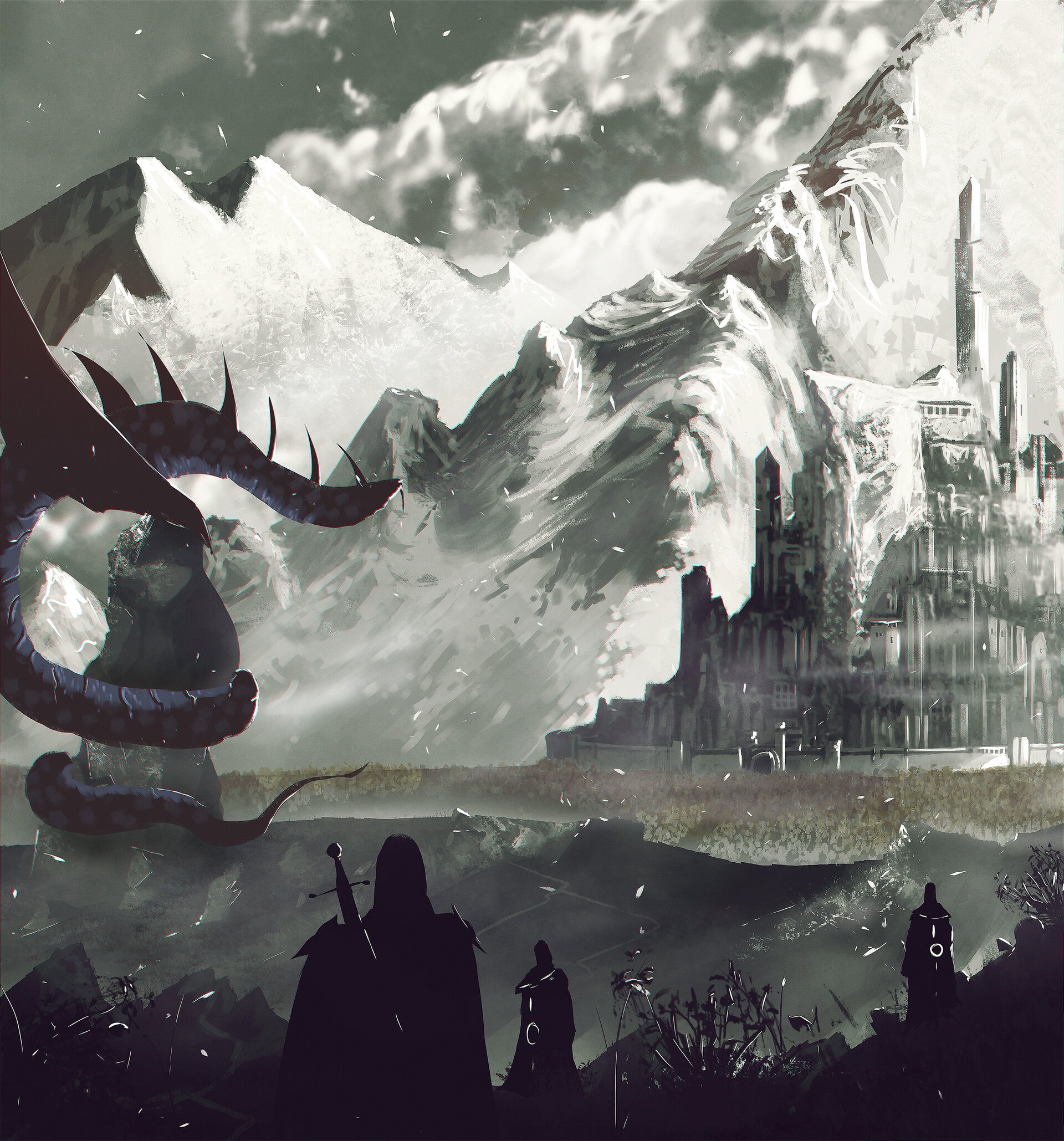 Minas Tirith Wallpaper 4k