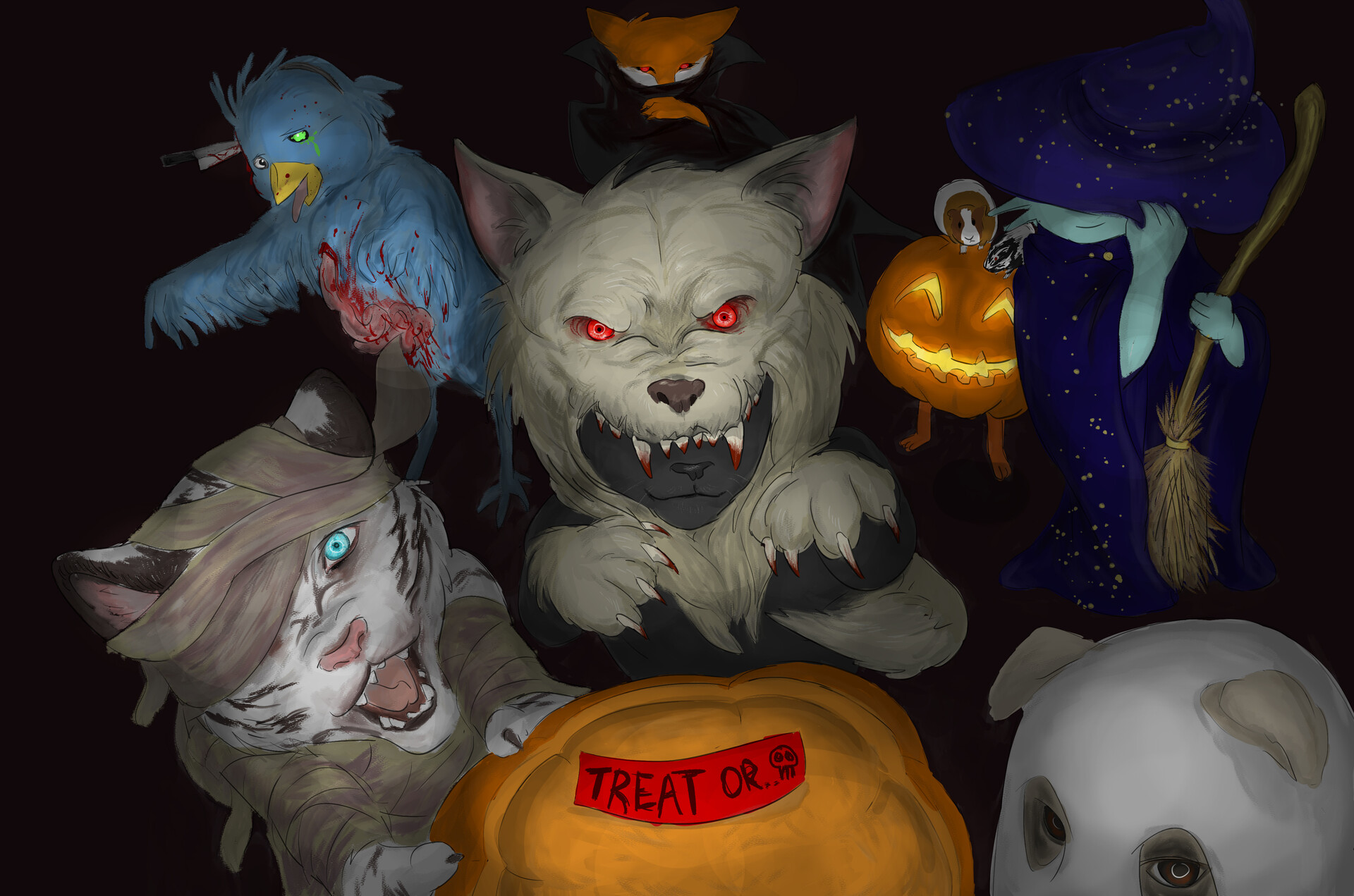 ArtStation - Halloween concept art