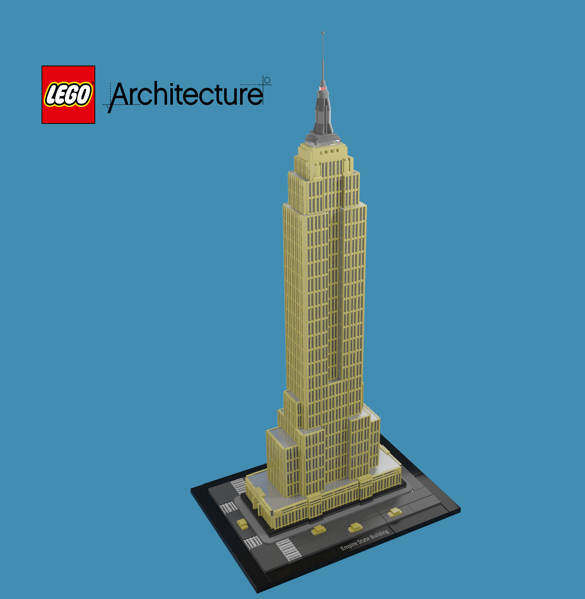 ArtStation - LEGO Empire State Building 21046 (Lego Architecture series)