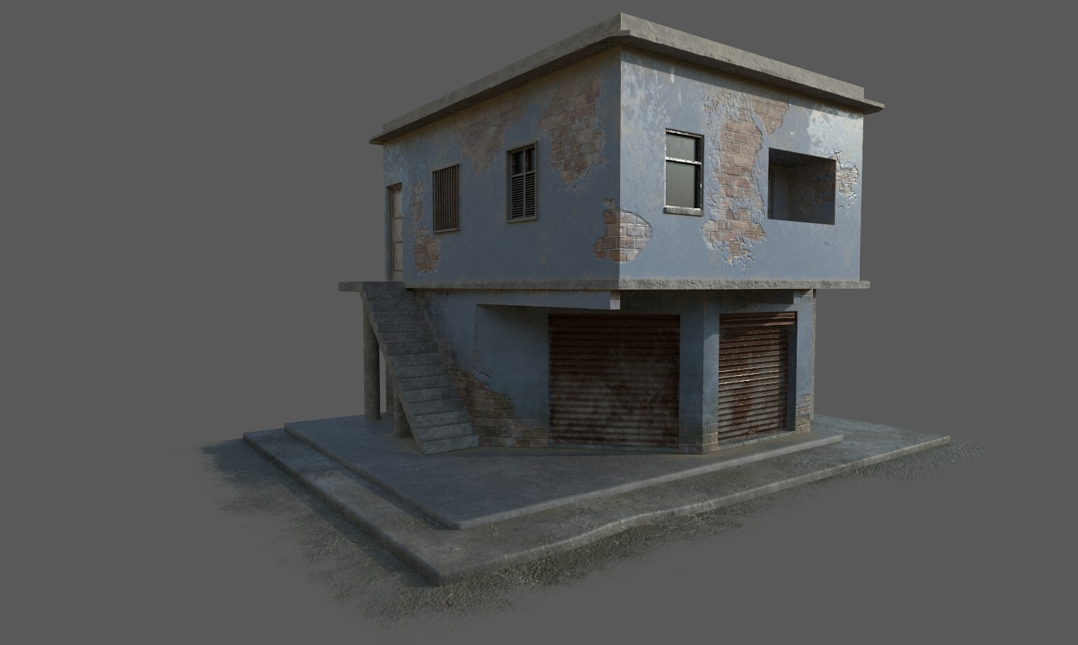 ArtStation - House & Shop - Game Ready