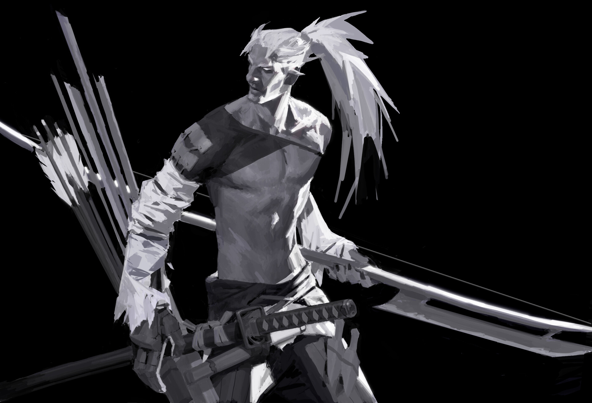 ArtStation - Bow + Lance