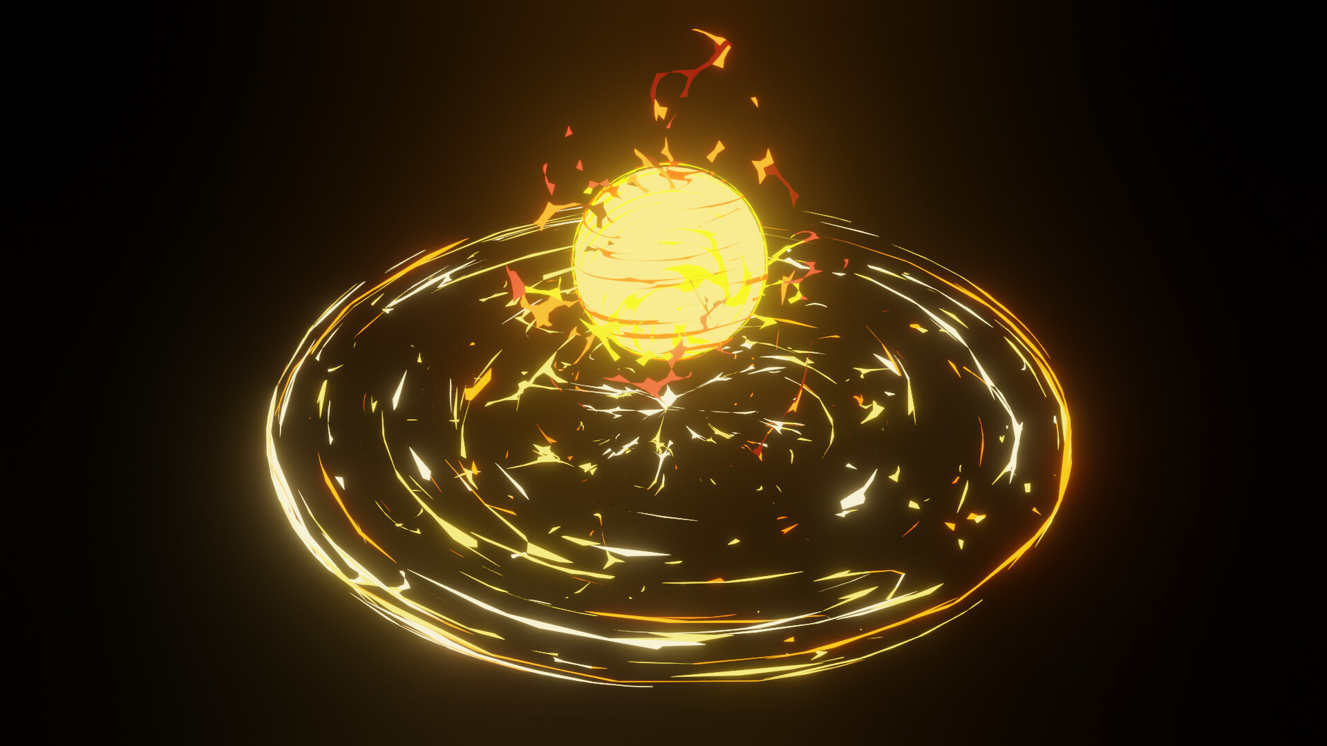 Blank R - Fire ball VFX