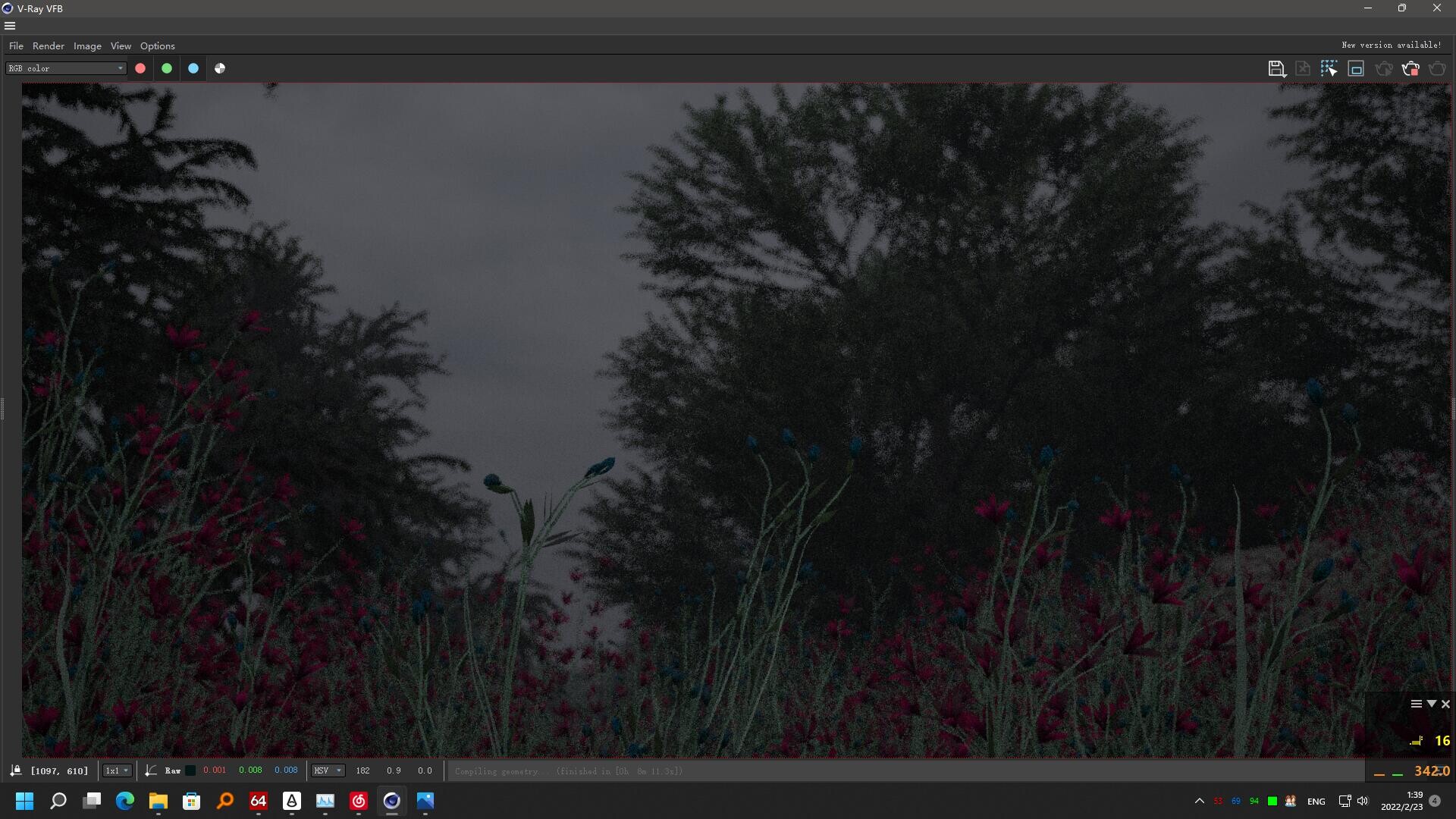 KSP STAR - 学了两天vray做的森林渲染(render by V-ray)