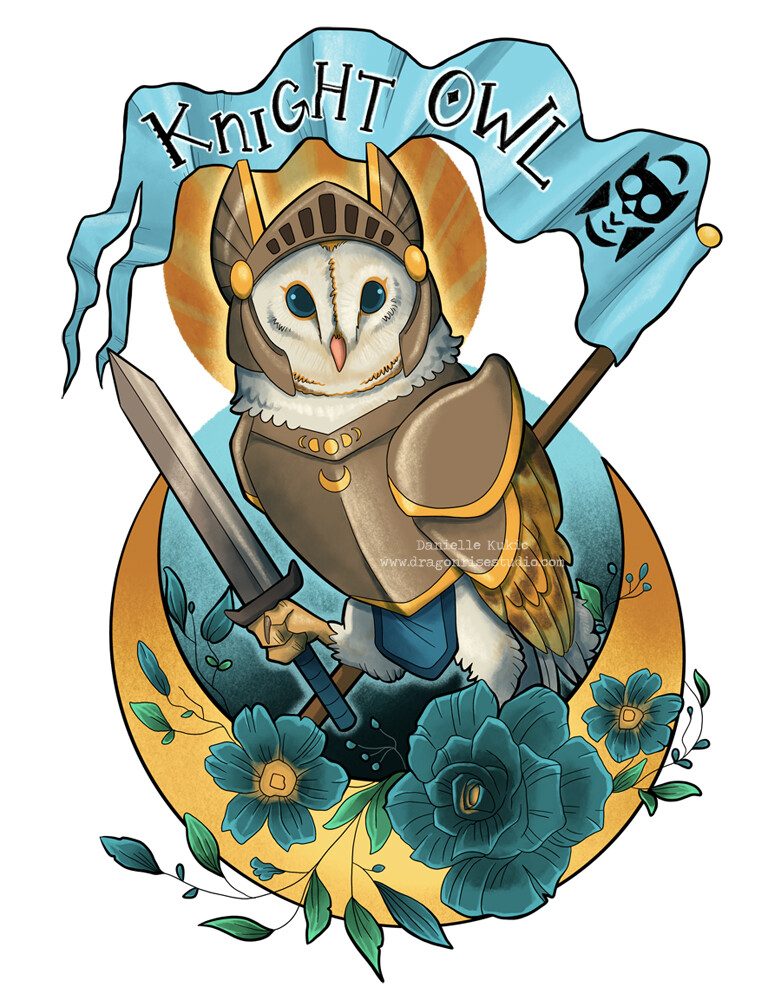 ArtStation - Knight Owl and Earl E. Bird