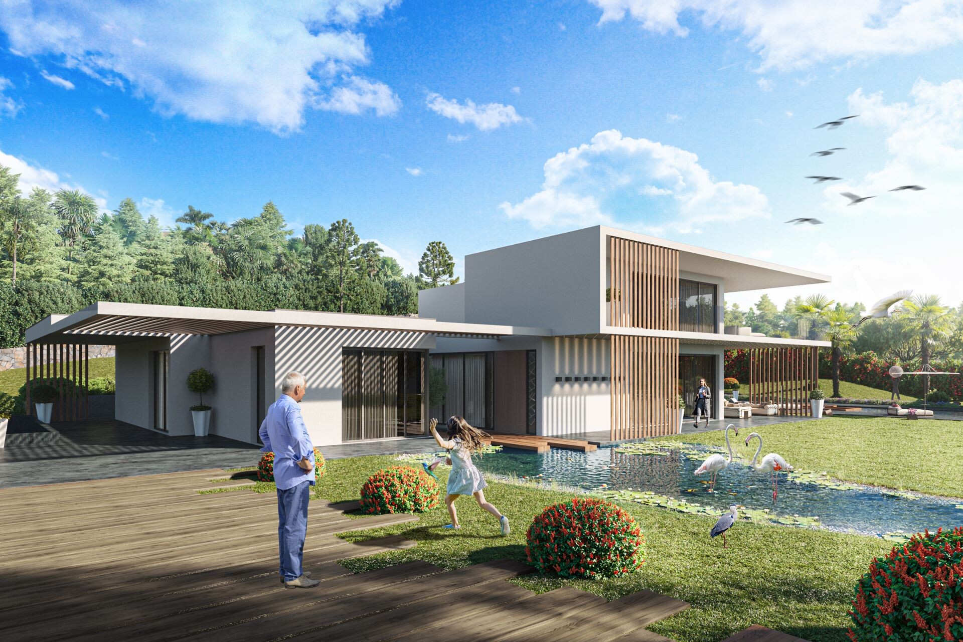 ArtStation - Beach Villa project Rendering at miami - Outsource 3d ...