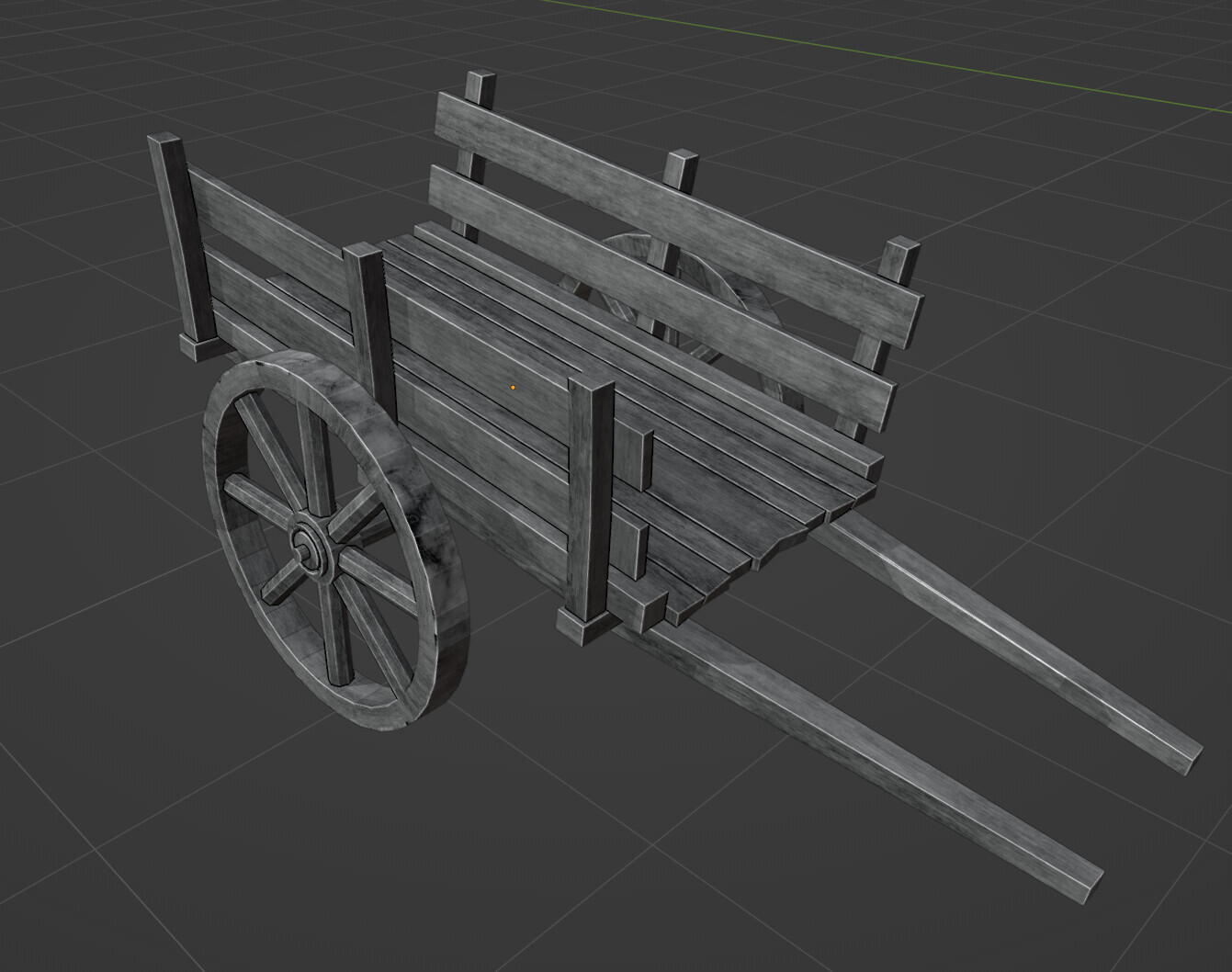 ArtStation - Wooden cart