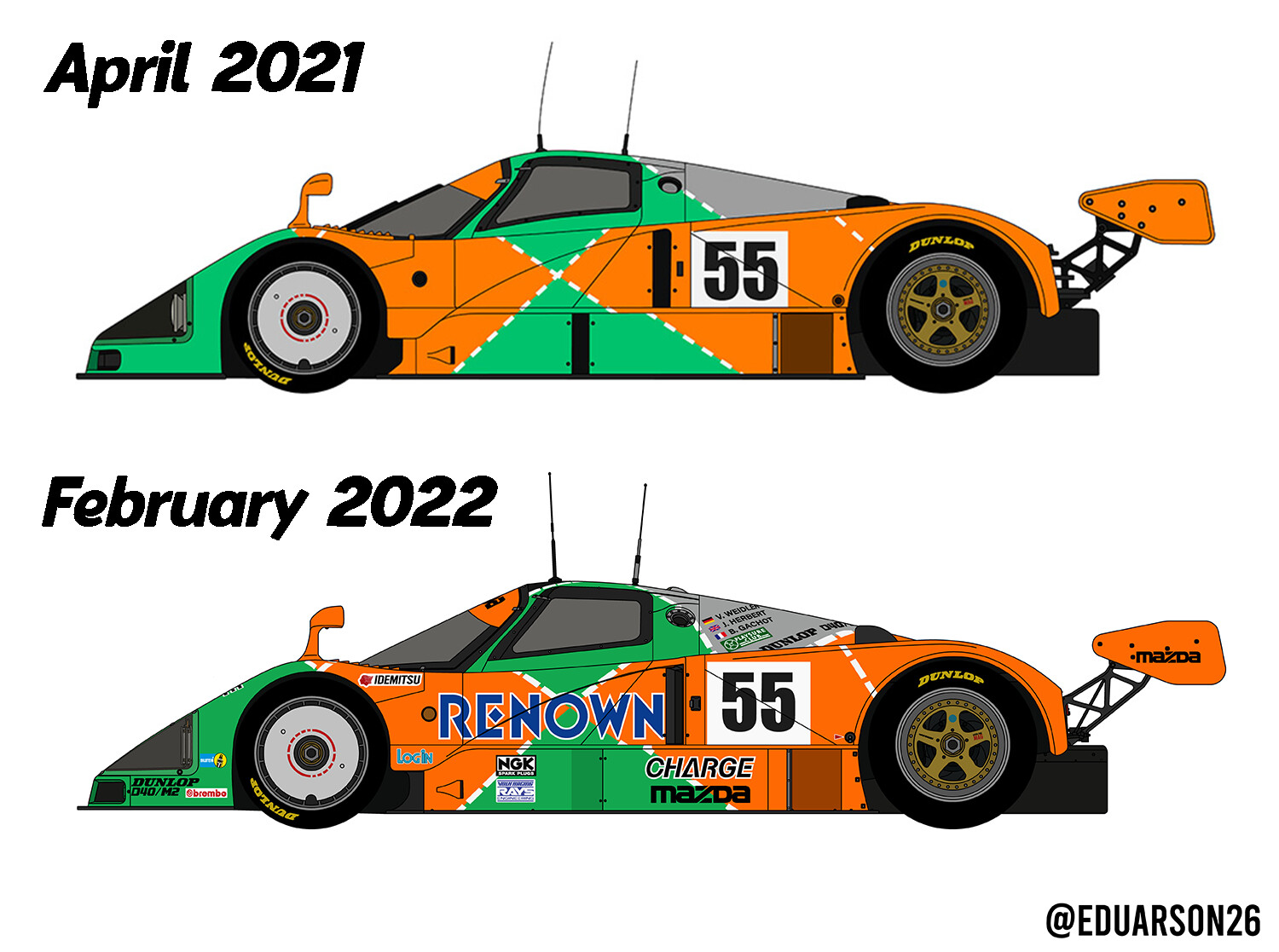 Eduardo Peña - Mazda 787B