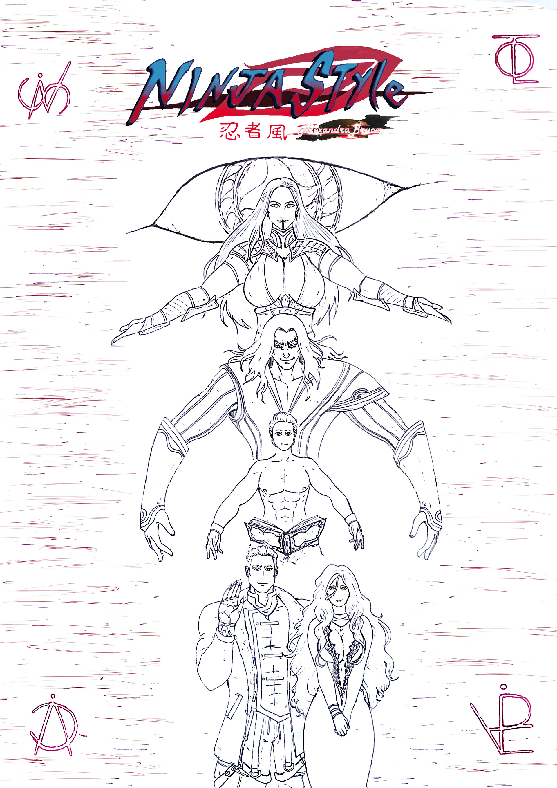 ArtStation - Ninja Style Cover - AlexandraBruce Event