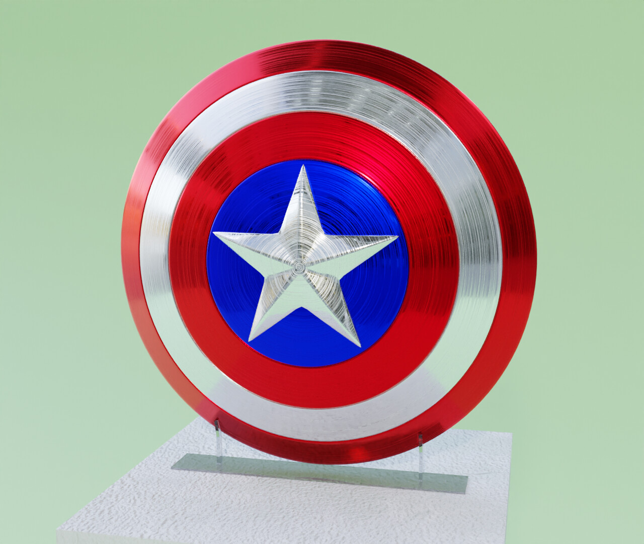 ArtStation - Captain America shield