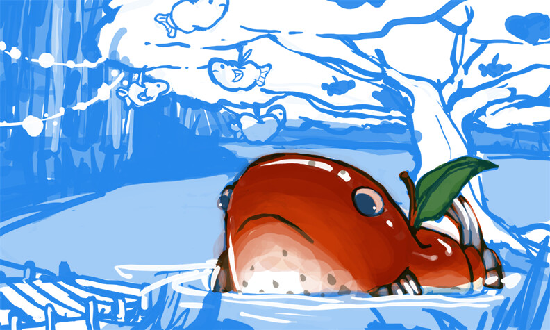 ArtStation - Shovel Knight Troupple King Lagoon