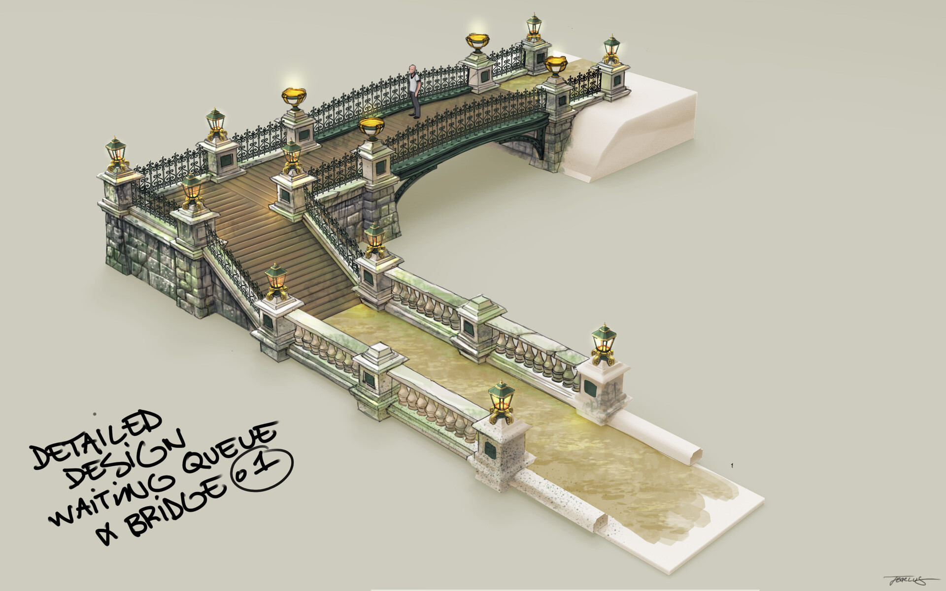 ArtStation - Que line elements