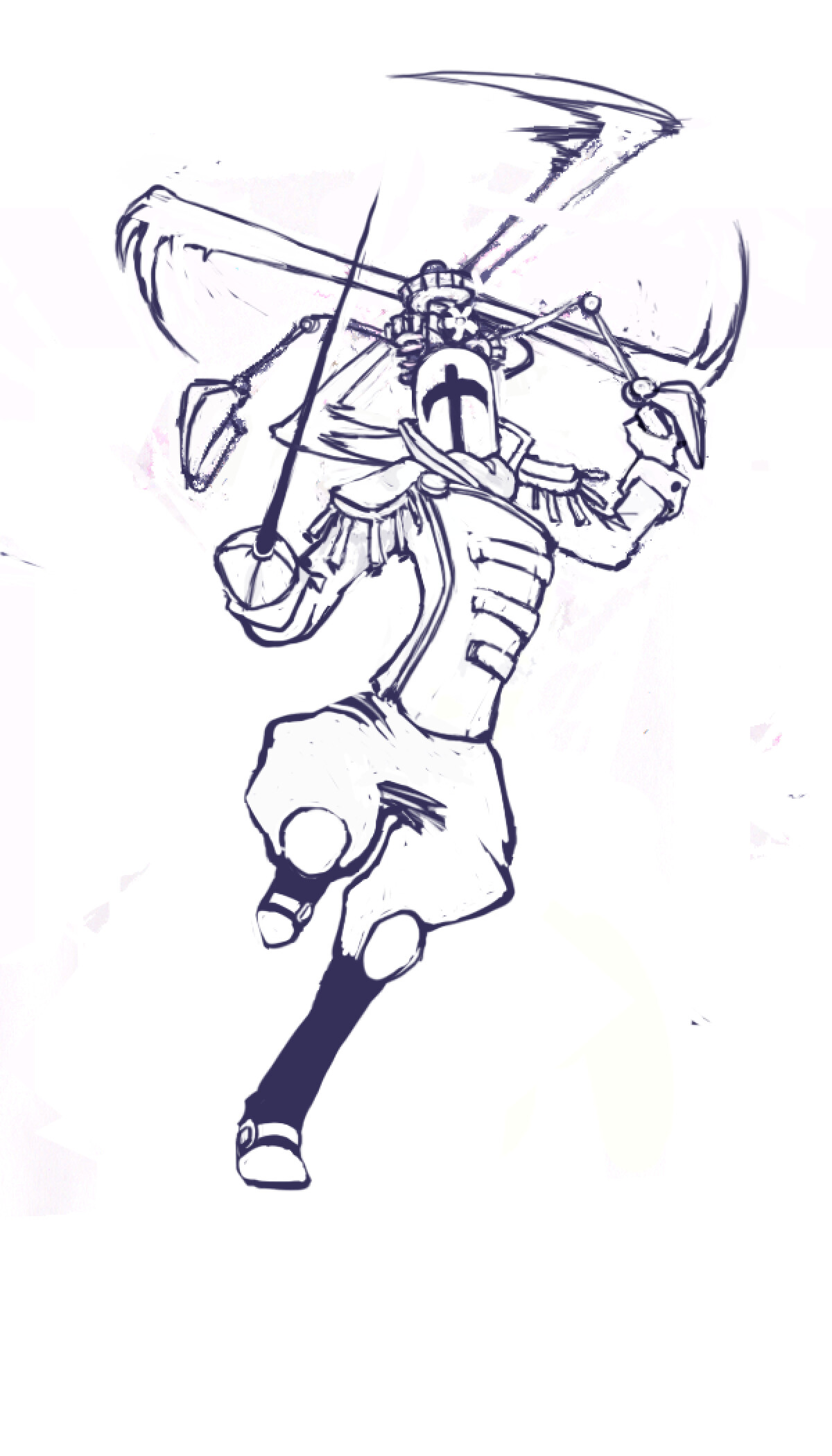 how to draw propeller knight