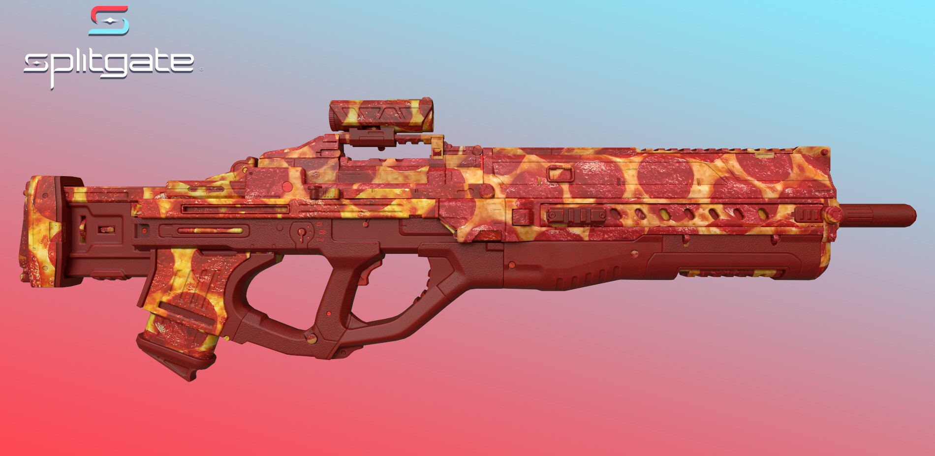 ArtStation - Pizza AR Skin Concept (Splitgate)