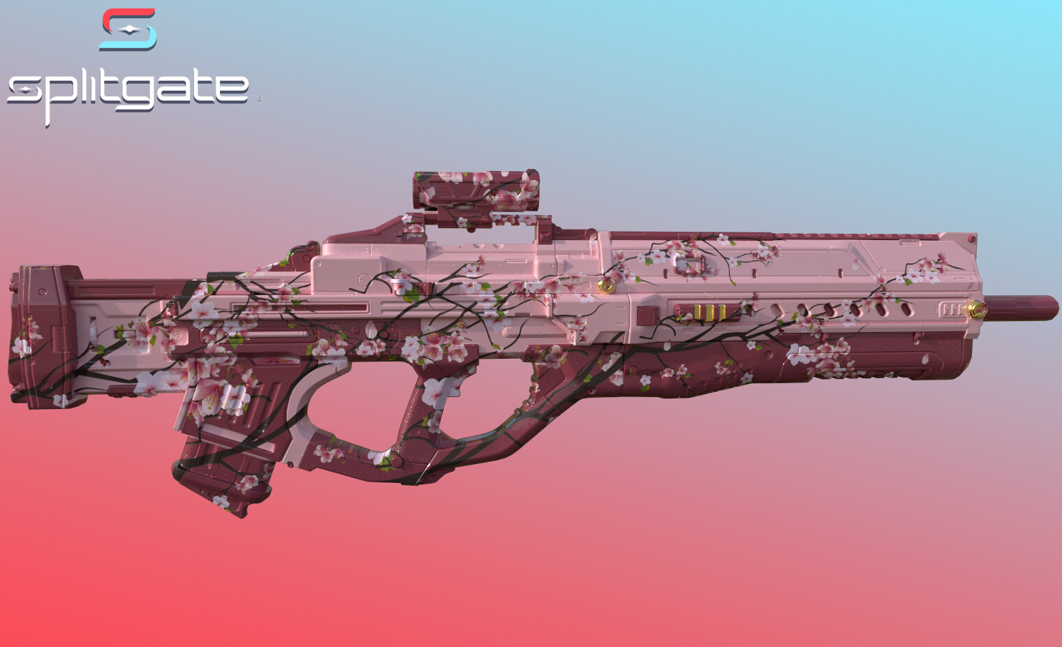 ArtStation - Sakura AR Concept Skin (Splitgate)