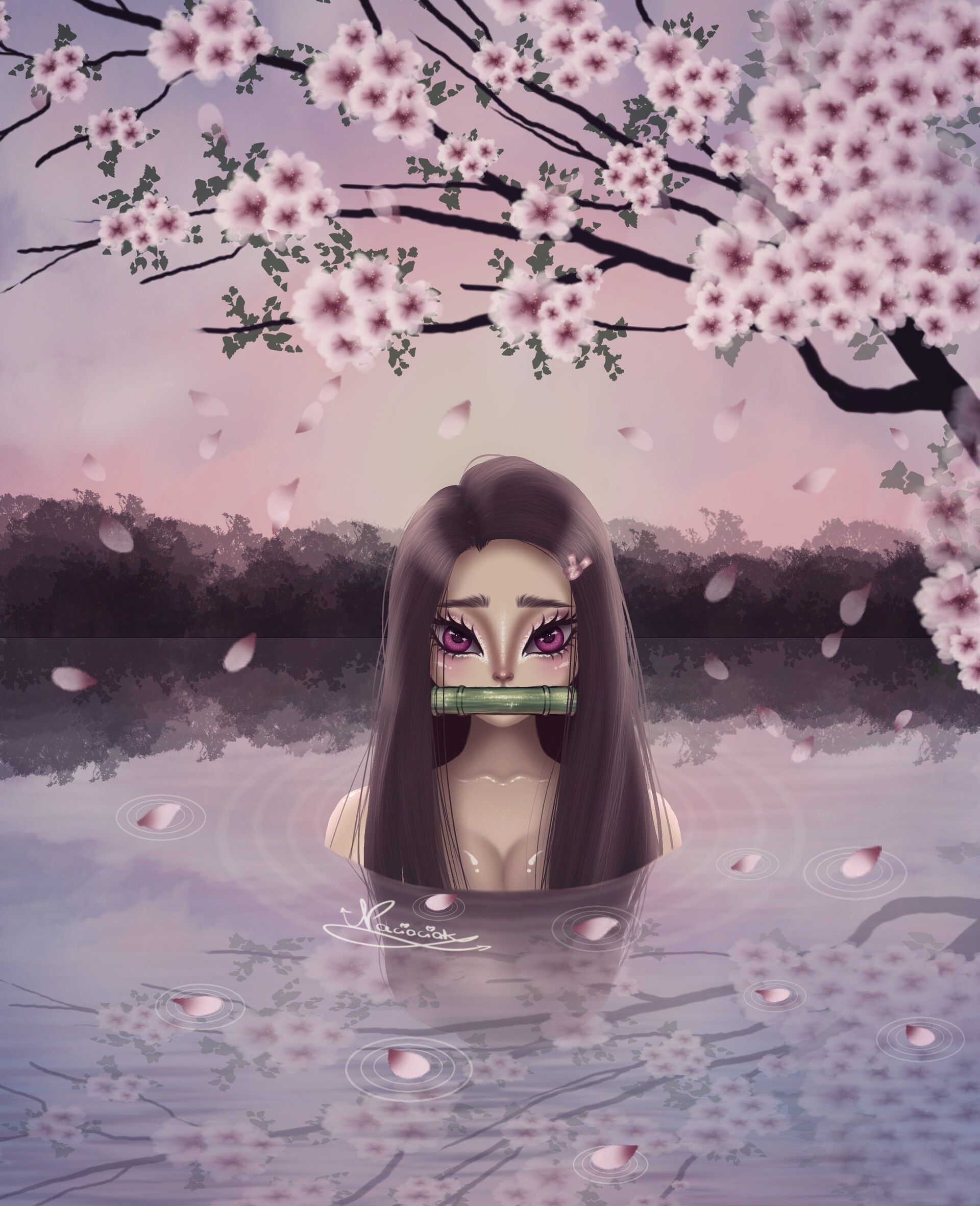 ArtStation - Nezuko Kamado