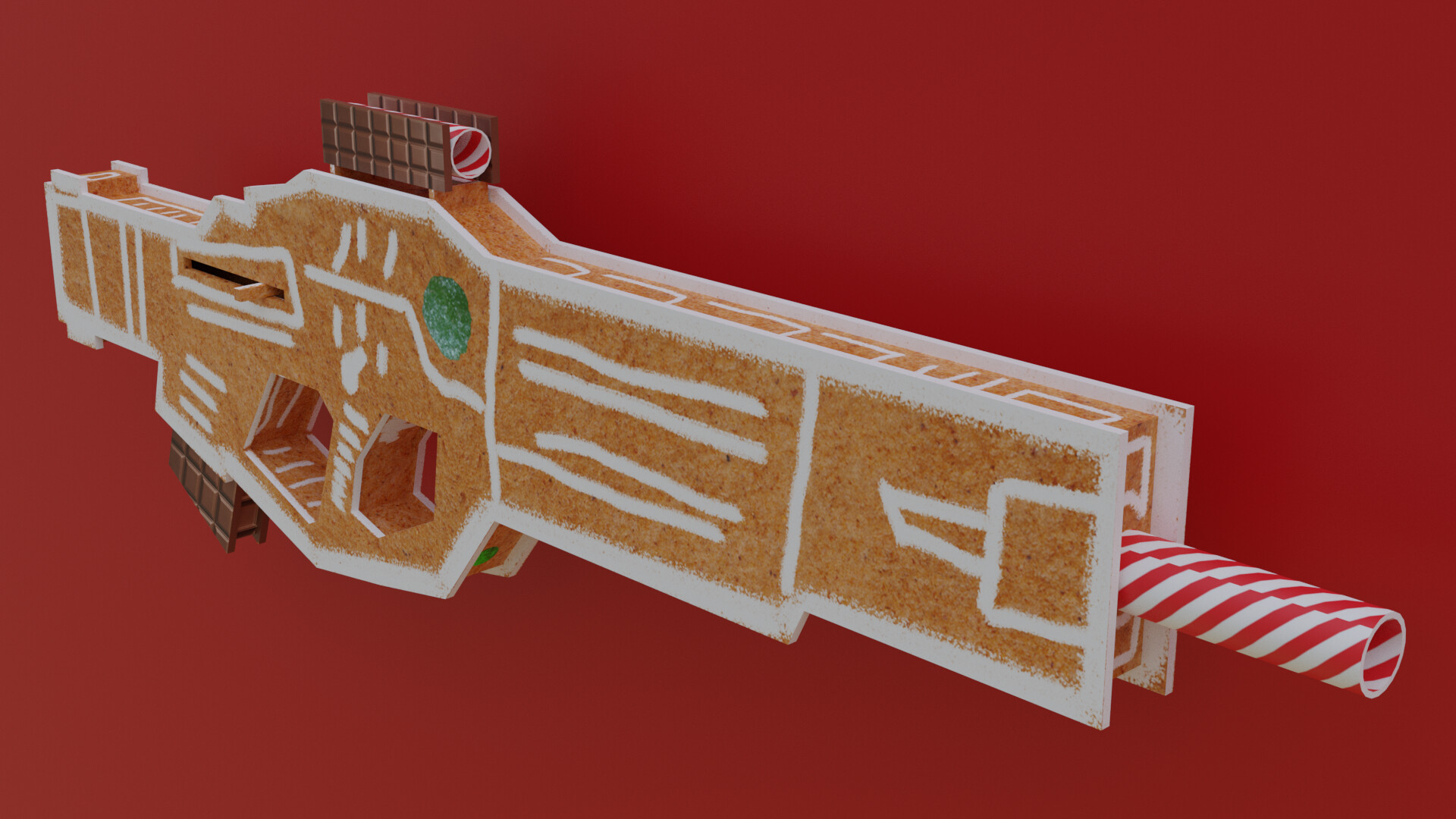 Tanner Trees - Gingerbread AR Concept Skin (Splitgate)