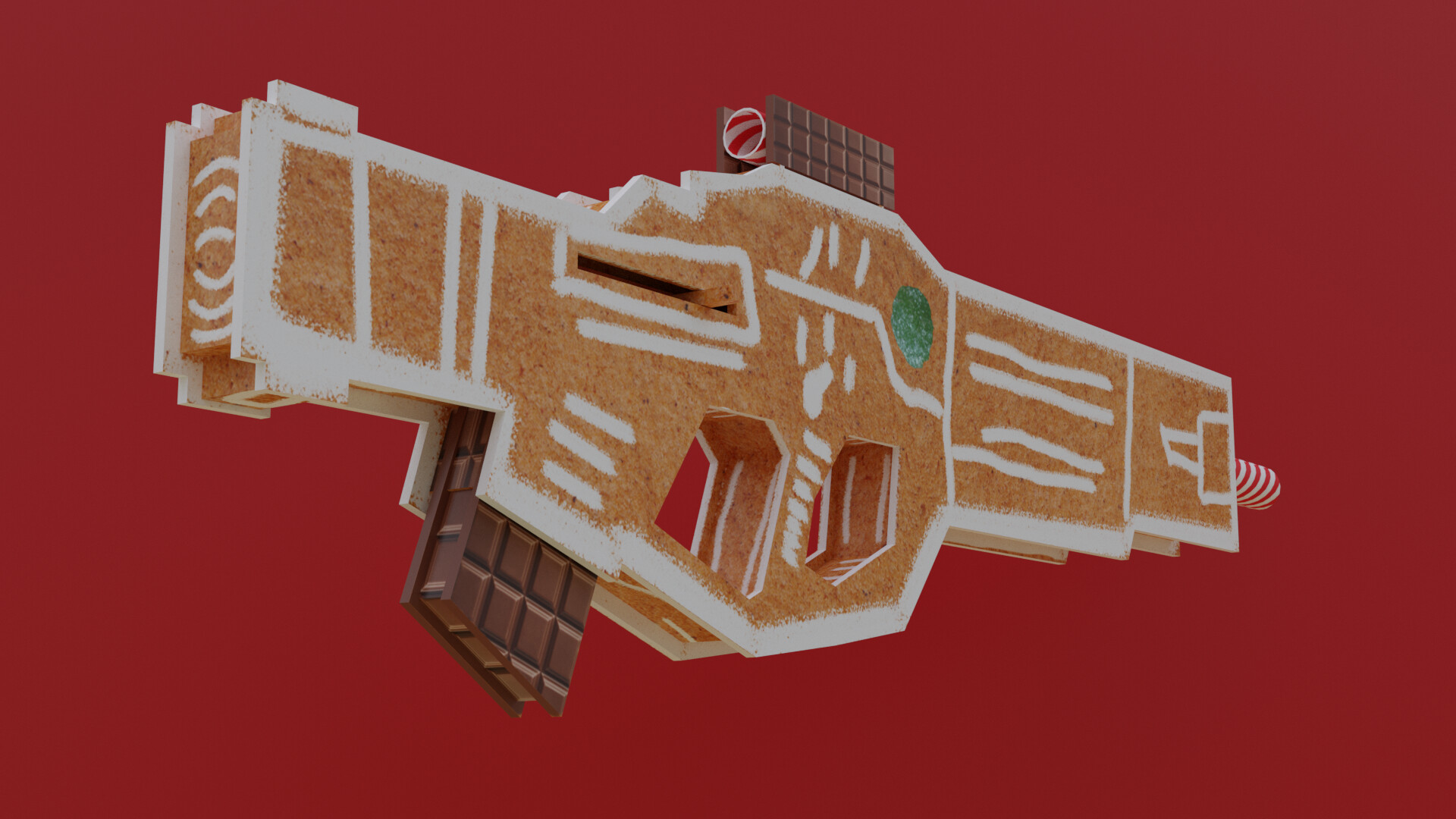 Tanner Trees - Gingerbread AR Concept Skin (Splitgate)