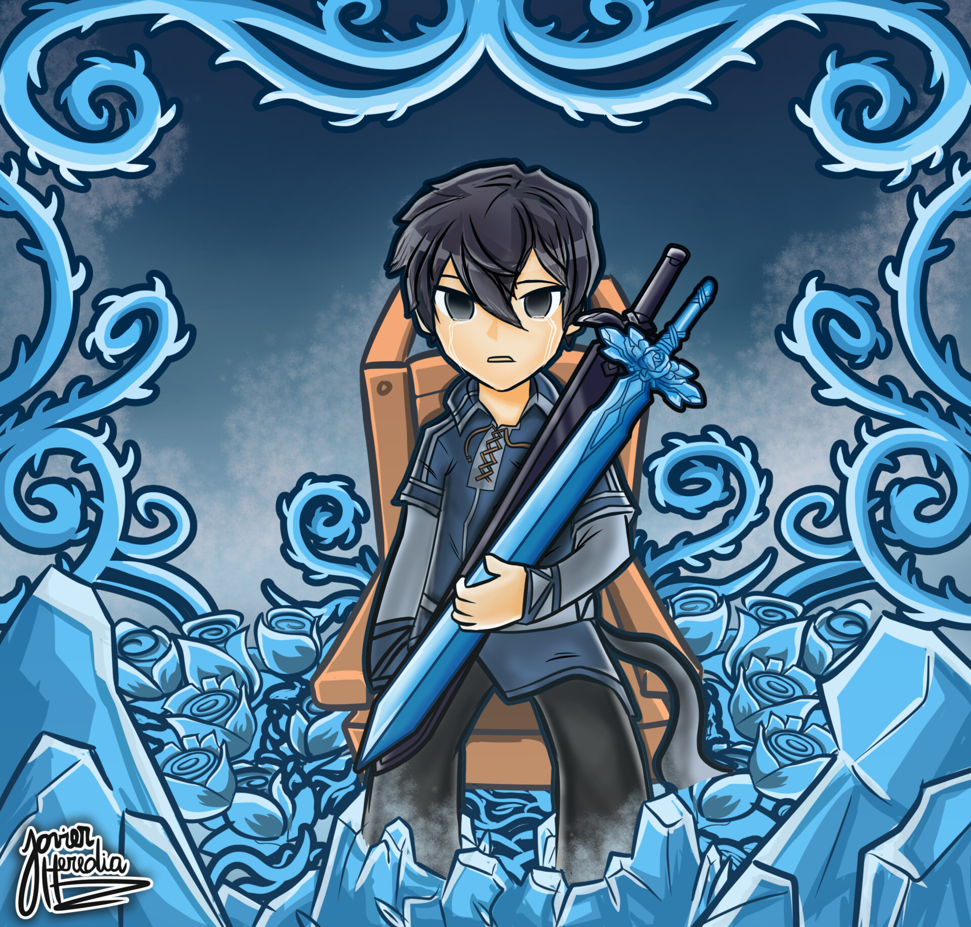 ArtStation - Kirito - Fan art