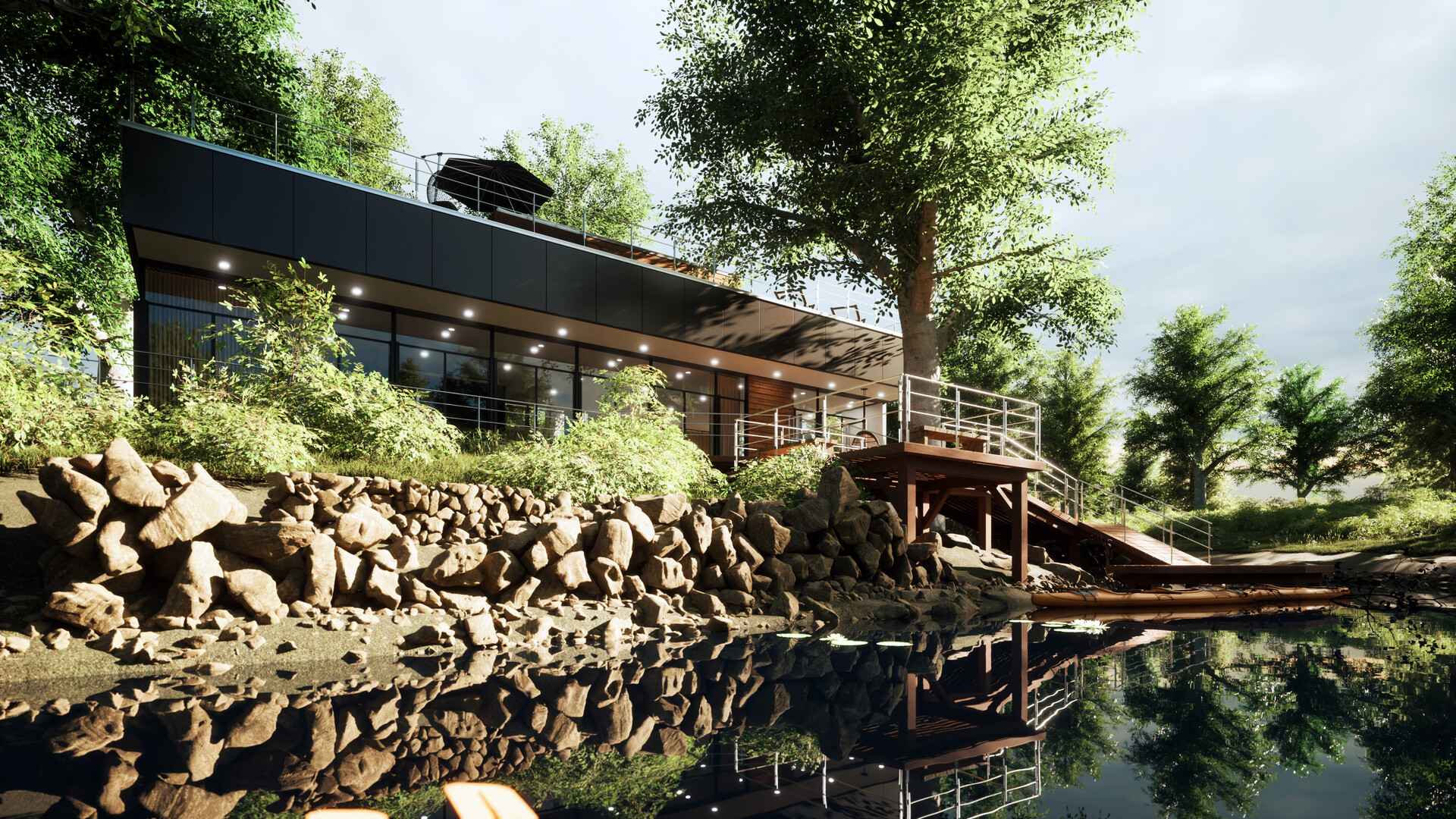 ArtStation - The Flow House | Archviz