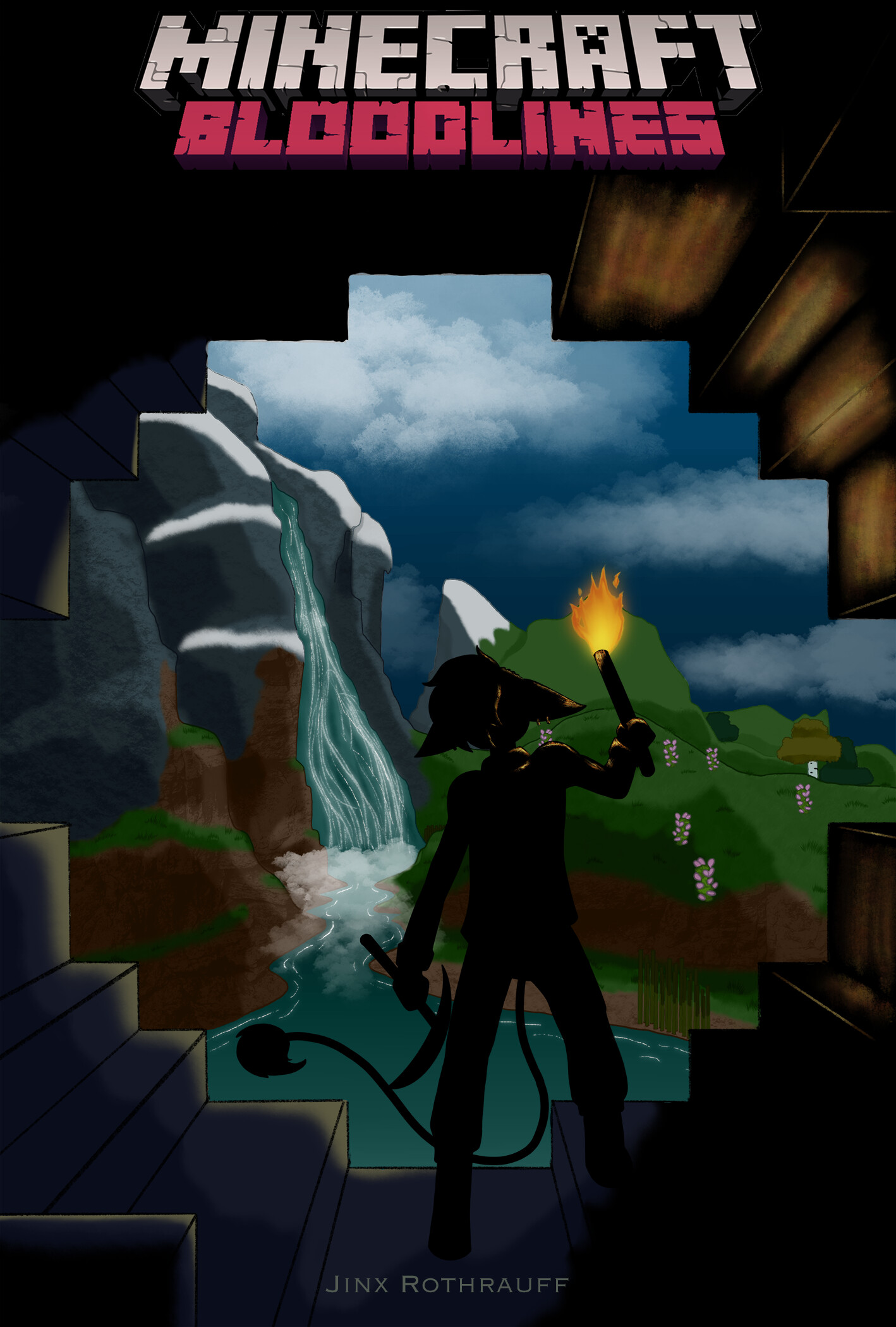 ArtStation - Minecraft Bloodlines Poster