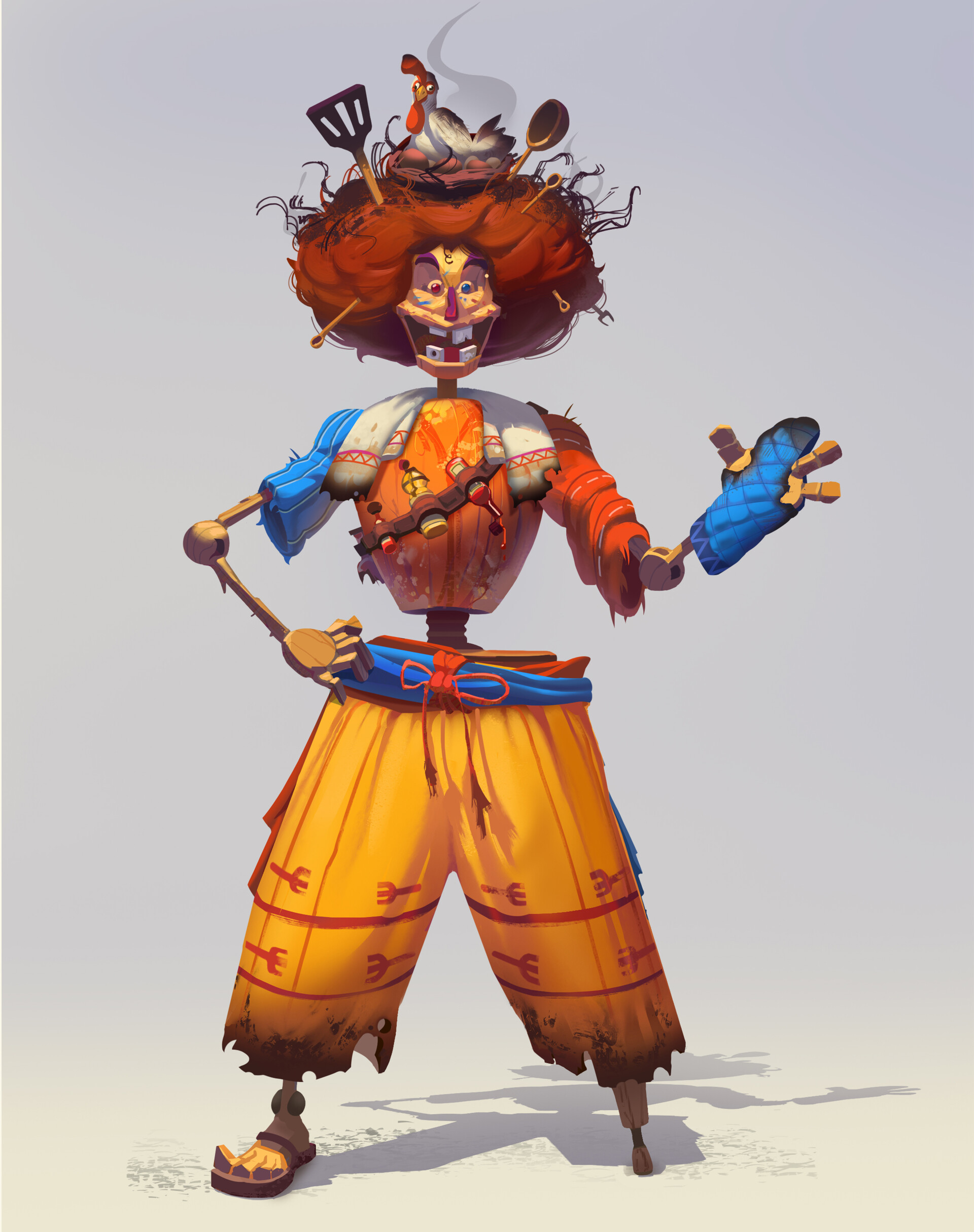 ArtStation - Seven Samurai Redesign - Kikuchiyo