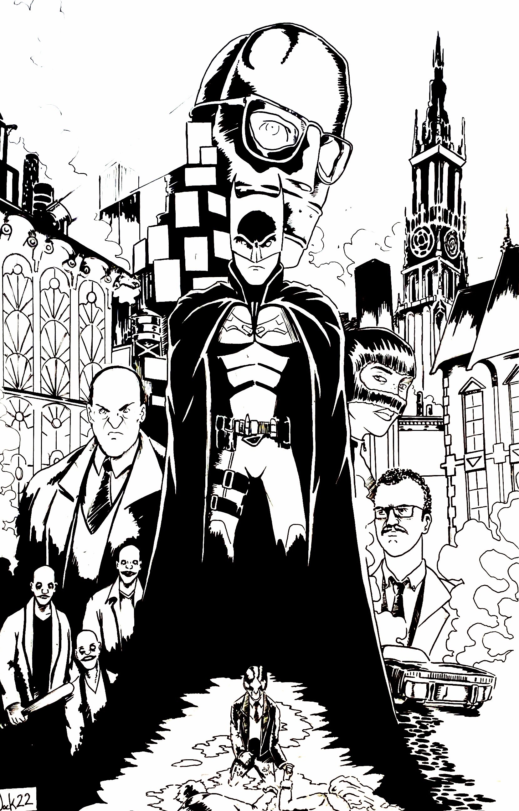 ArtStation - The Batman Inks