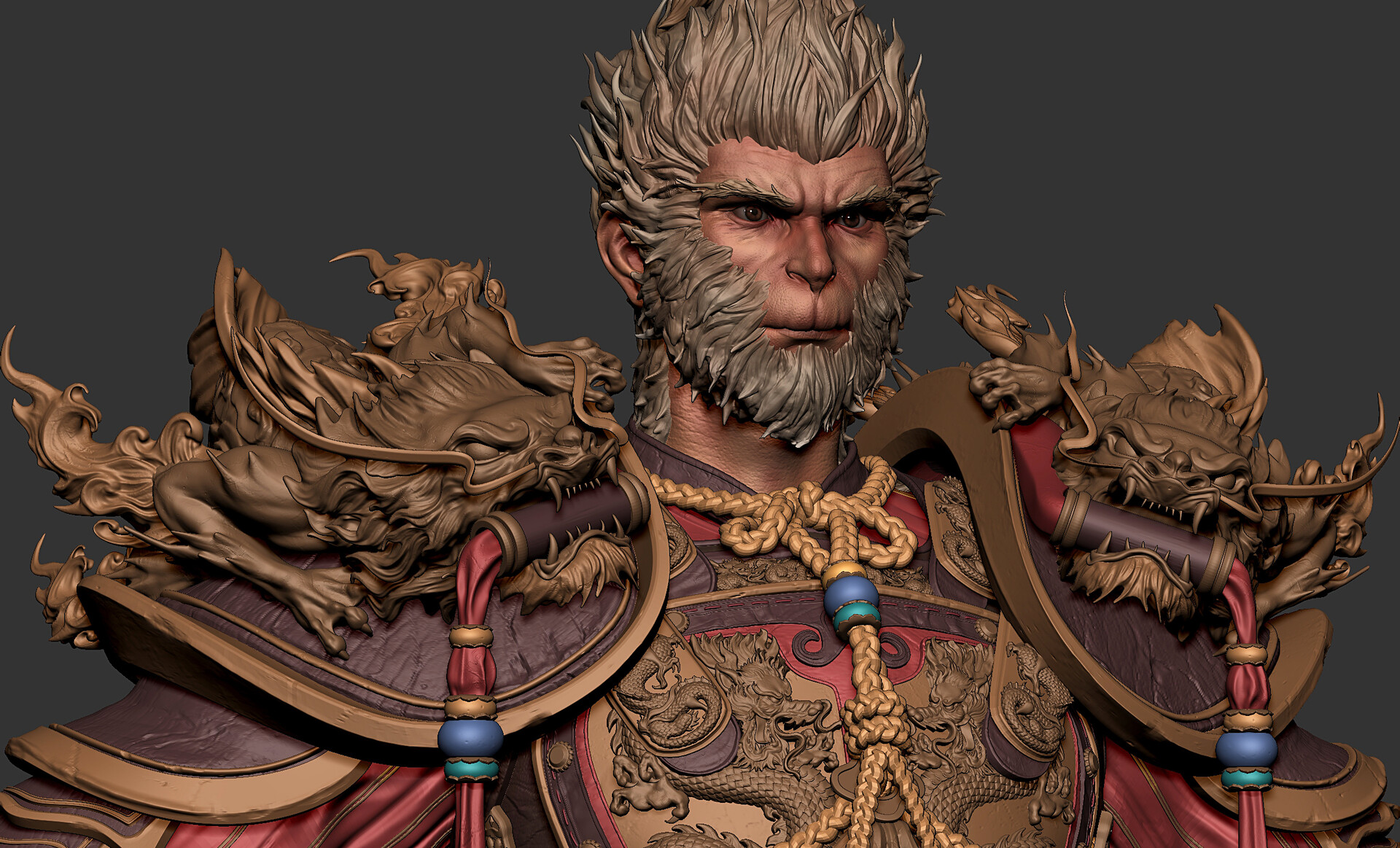 Diep Duong Van - Black Myth Wukong - Final Detailing in Zbrush.