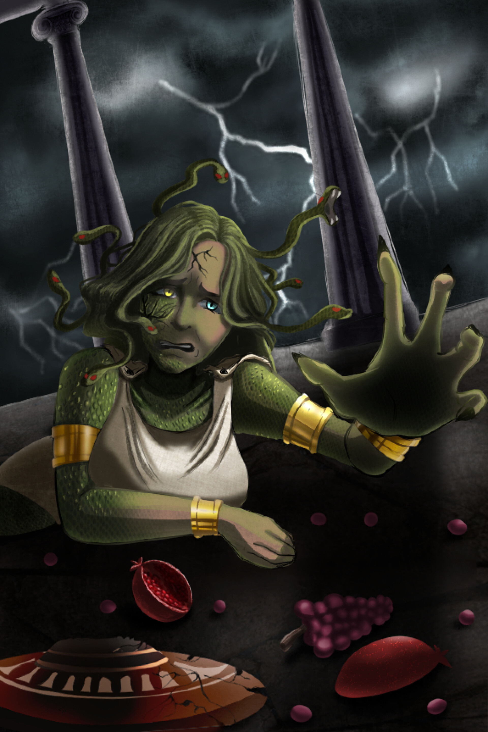 ArtStation - The Curse of Medusa