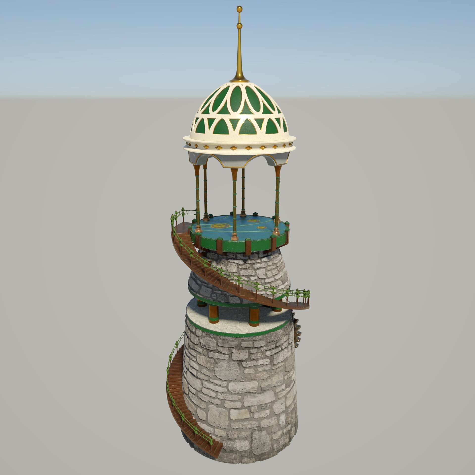ArtStation - Tower. Textures & Shading