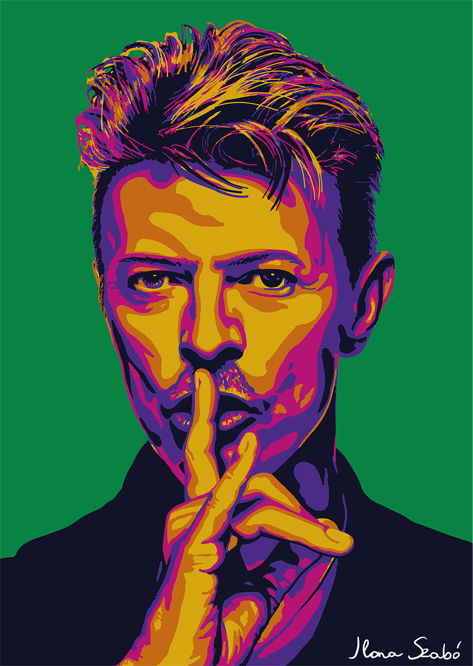 david bowie vector