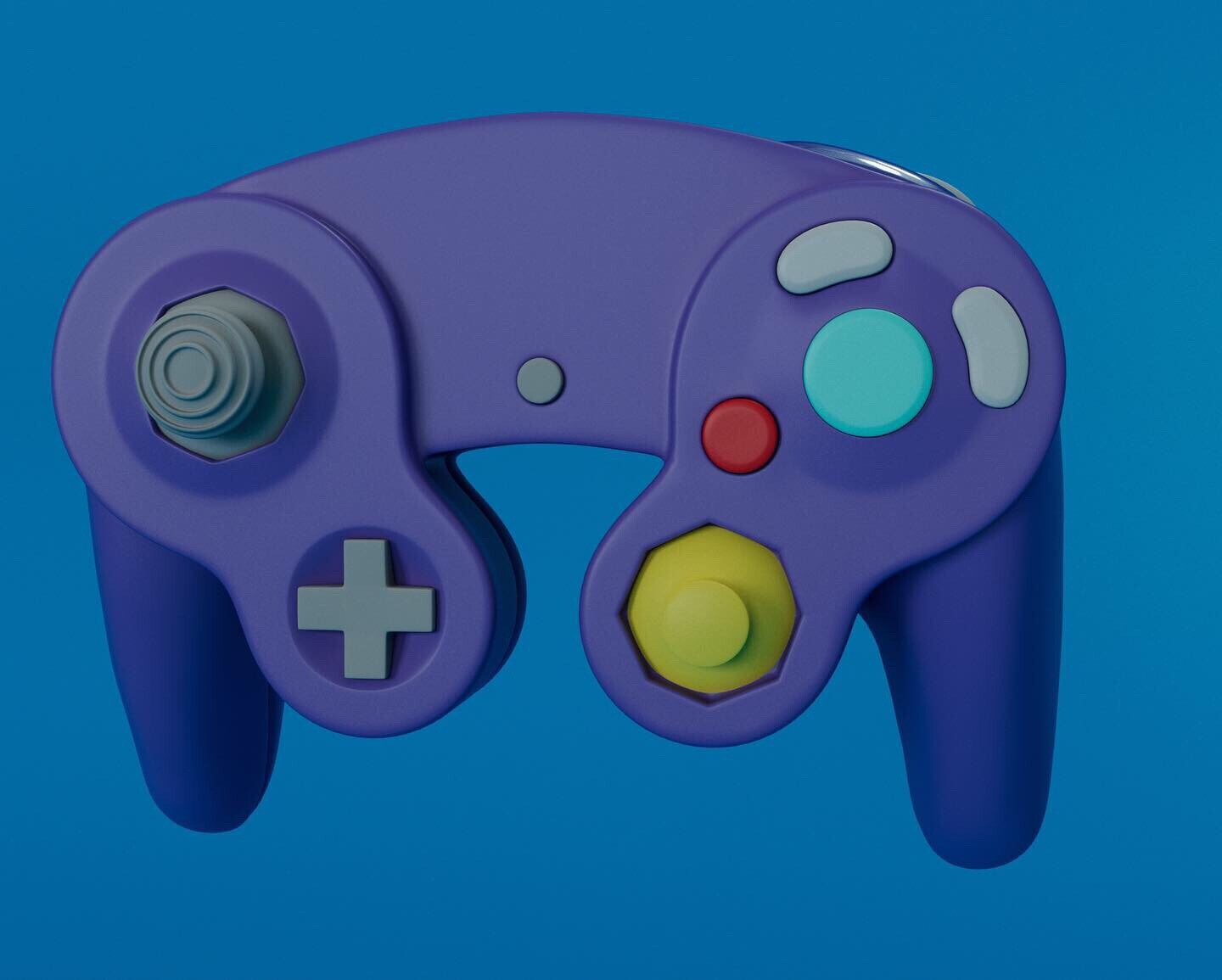 ArtStation - GameCube controller made in Maya 2022