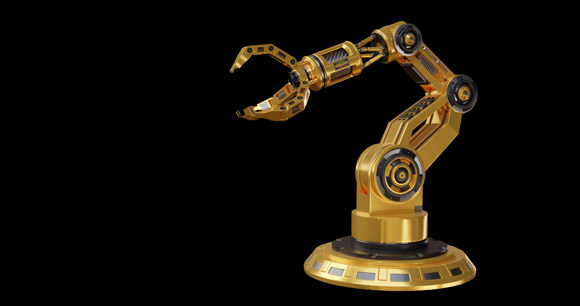 ArtStation - Robotic Arm 3D model（Machine Arm）