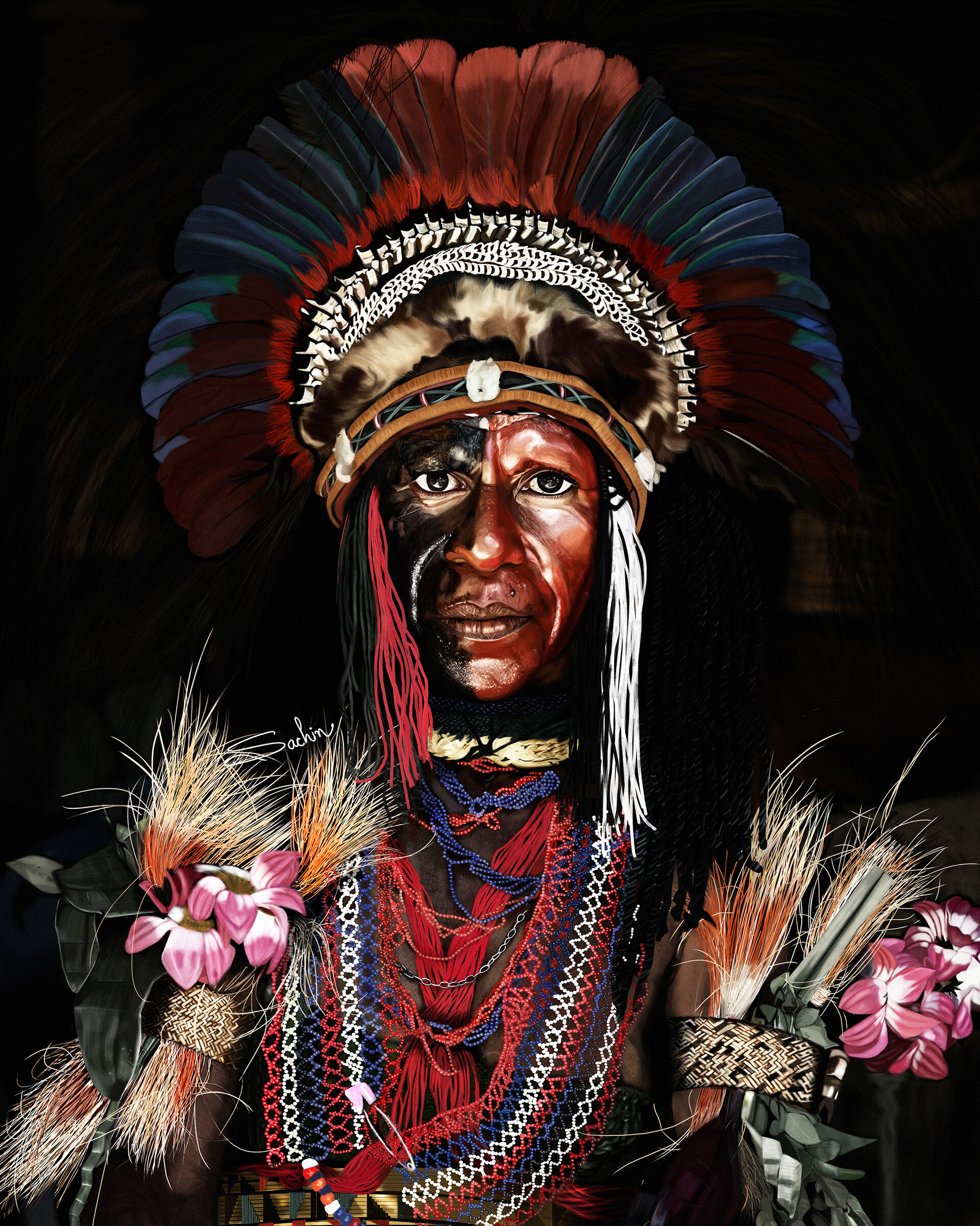 ArtStation - Hyper Realistic Digital Painting Portrait