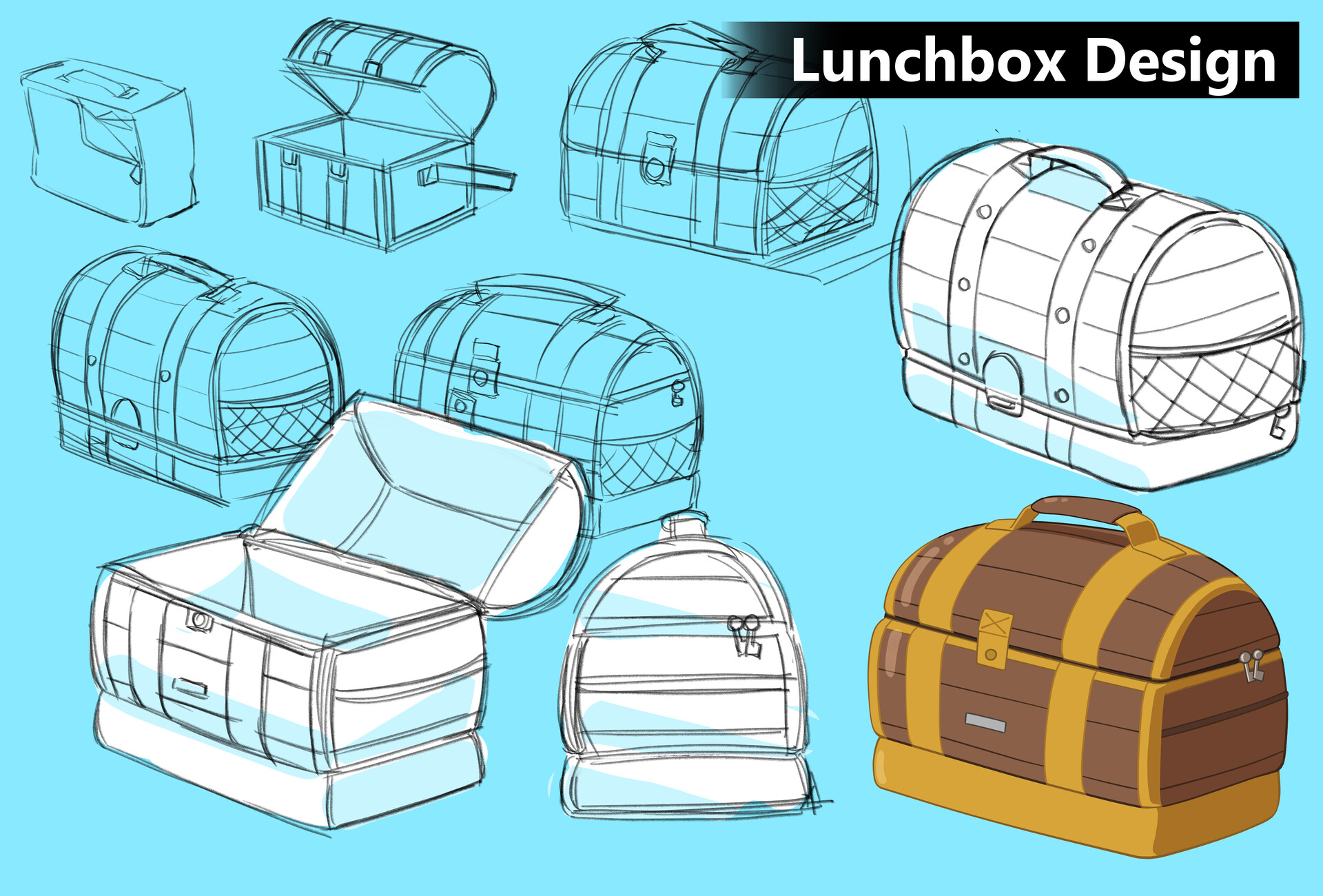 ArtStation - Lunch box design