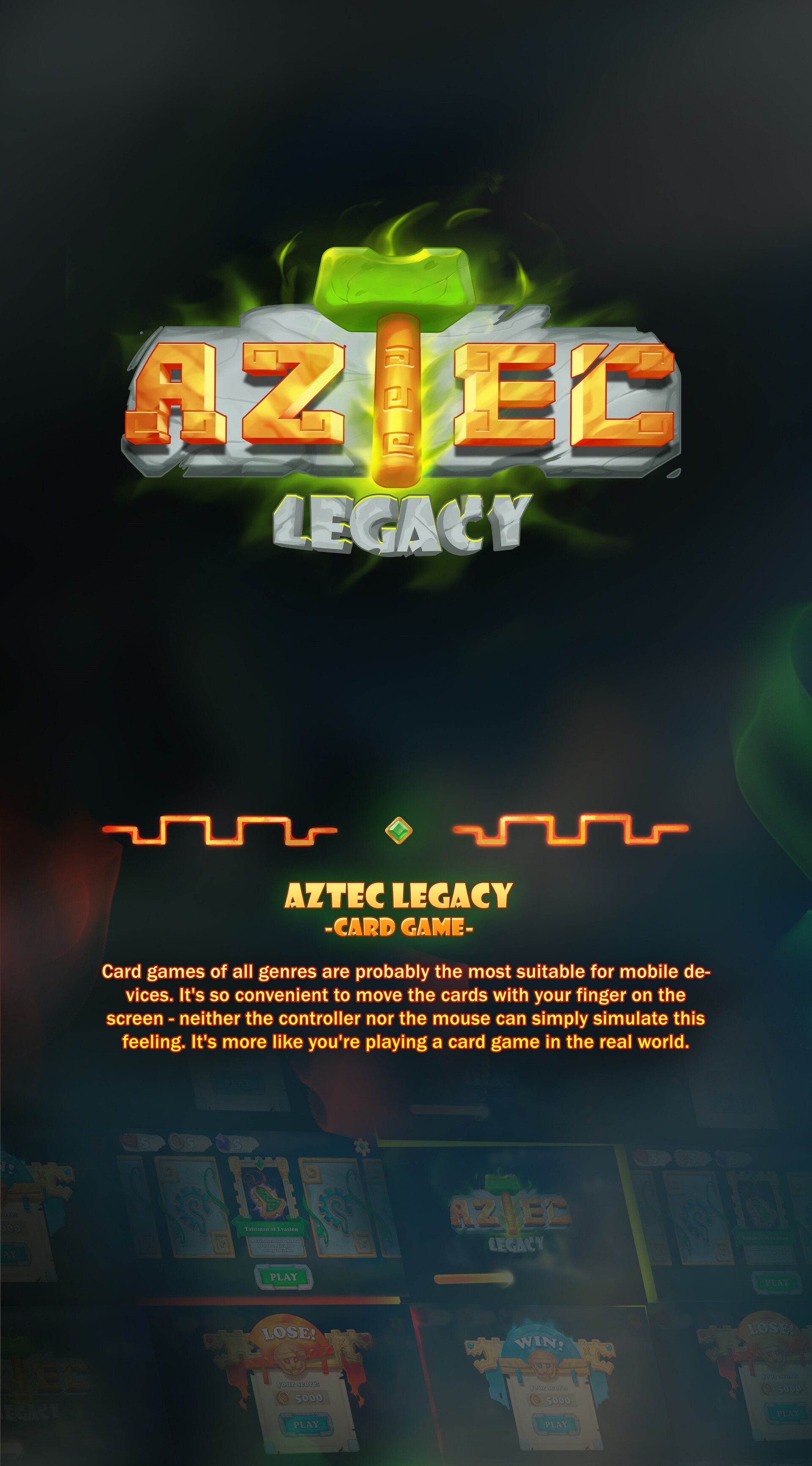 ArtStation - Aztec game art - ux/ui