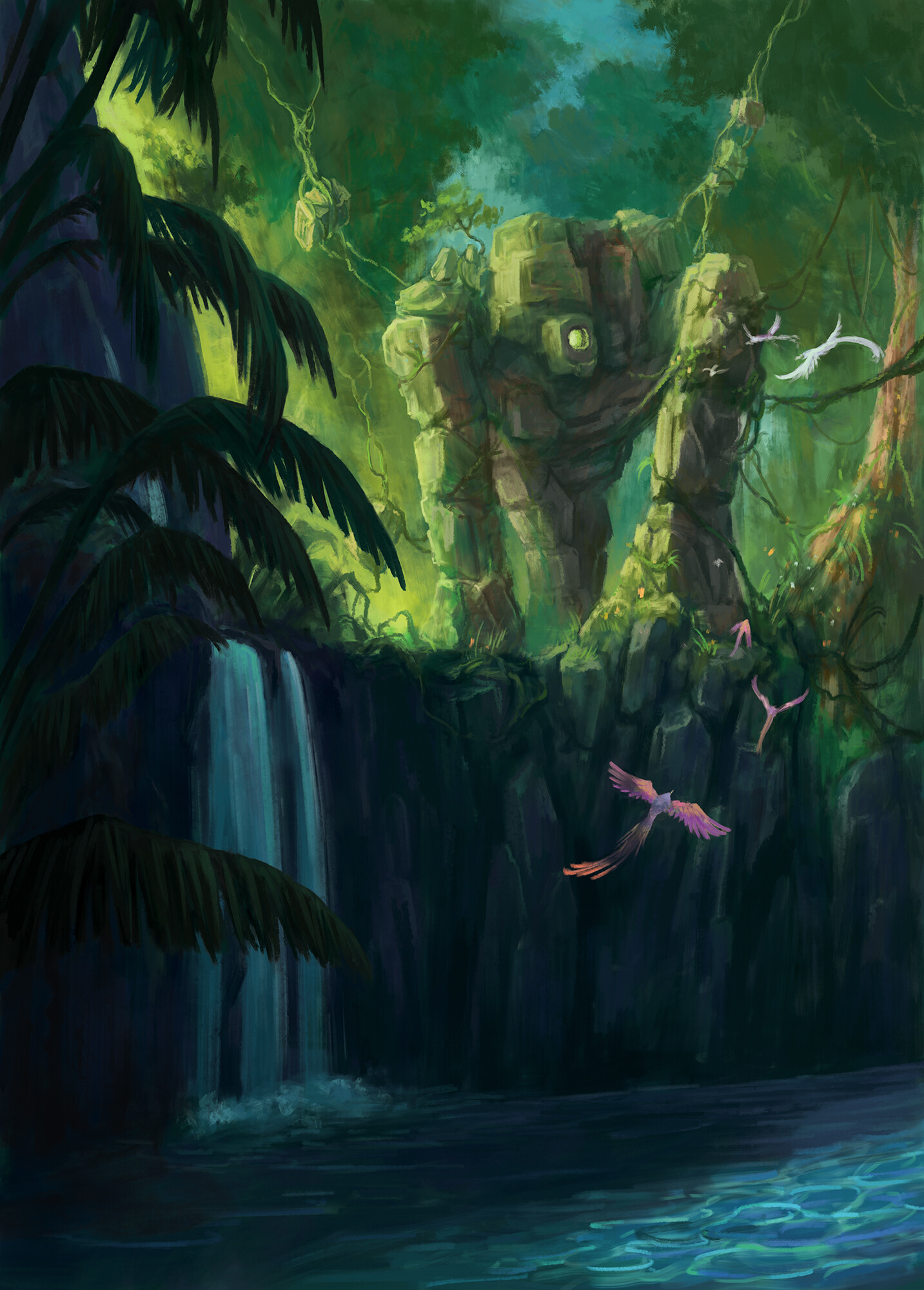 ArtStation - Ancient Forest Creation