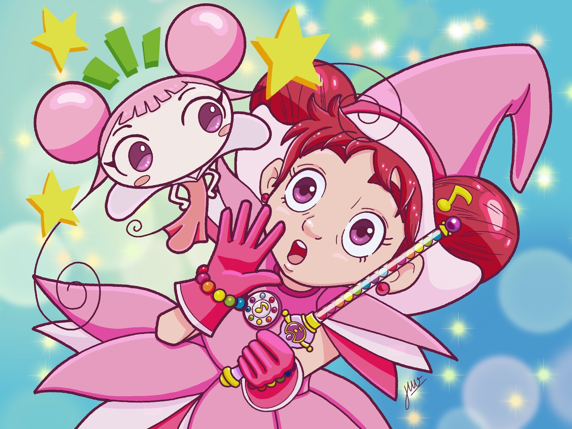ArtStation - Ojamajo Doremi Redraw (1/3)